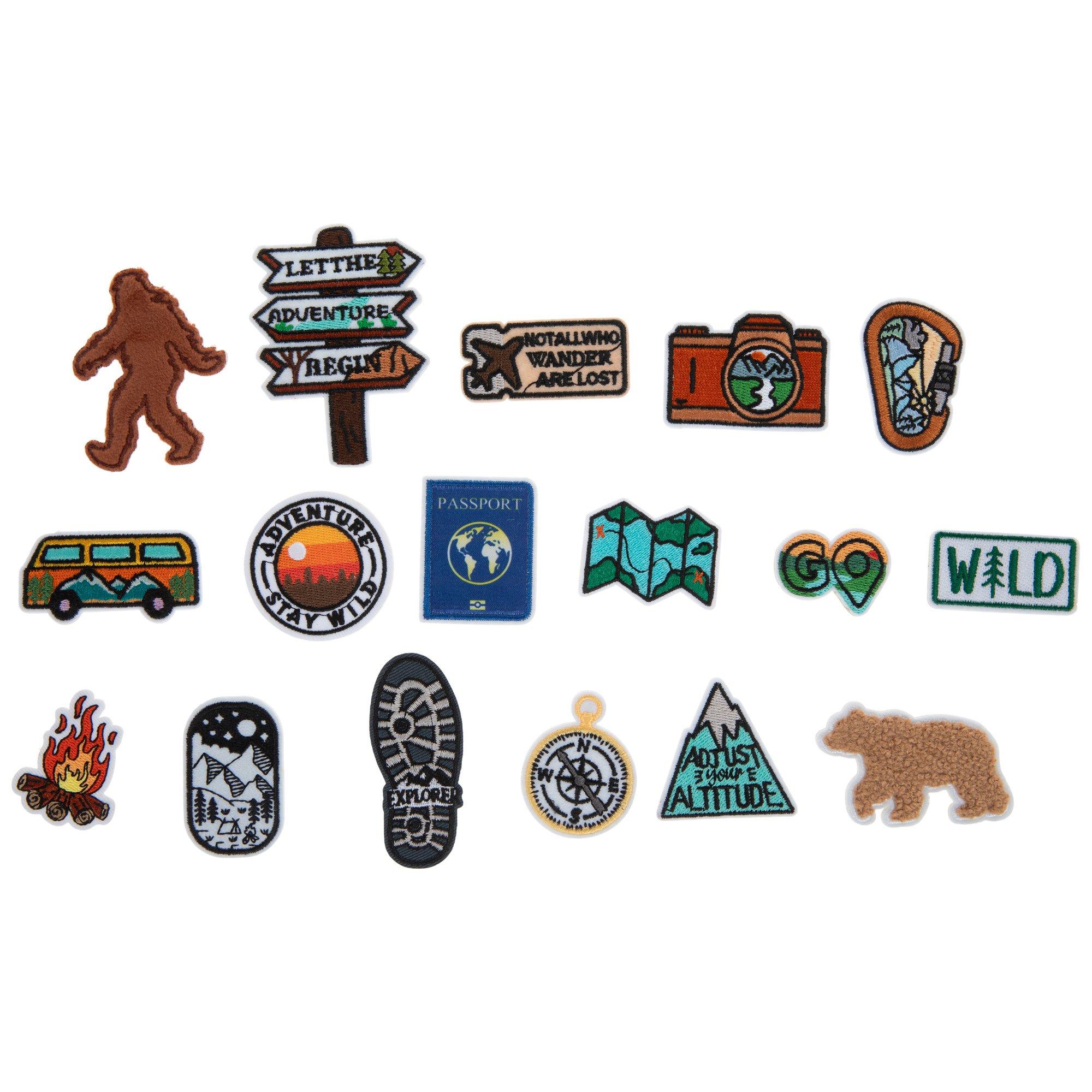 Adventure Iron-On & Sticker Patches Value Pack | Hobby Lobby | 2601482