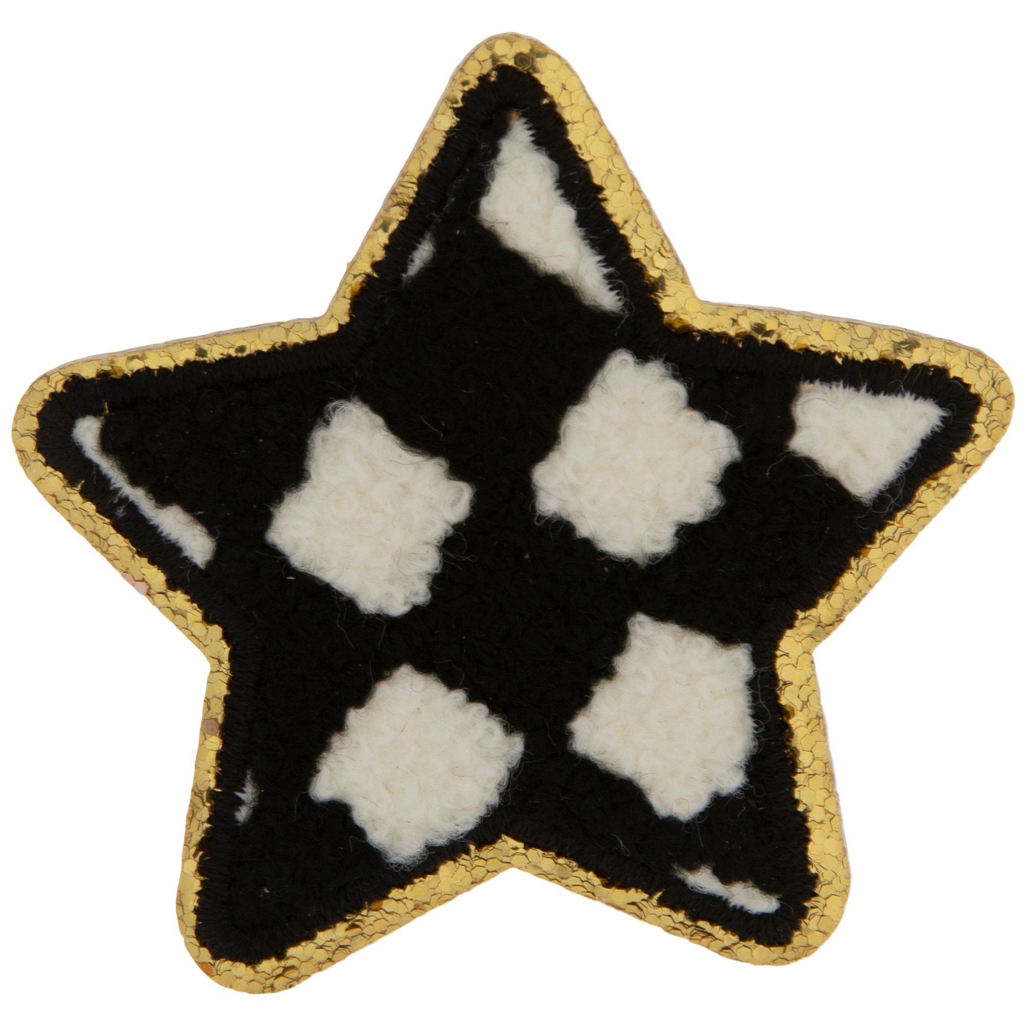 Checkered Star Iron-On & Sticker Patch | Hobby Lobby | 2602522