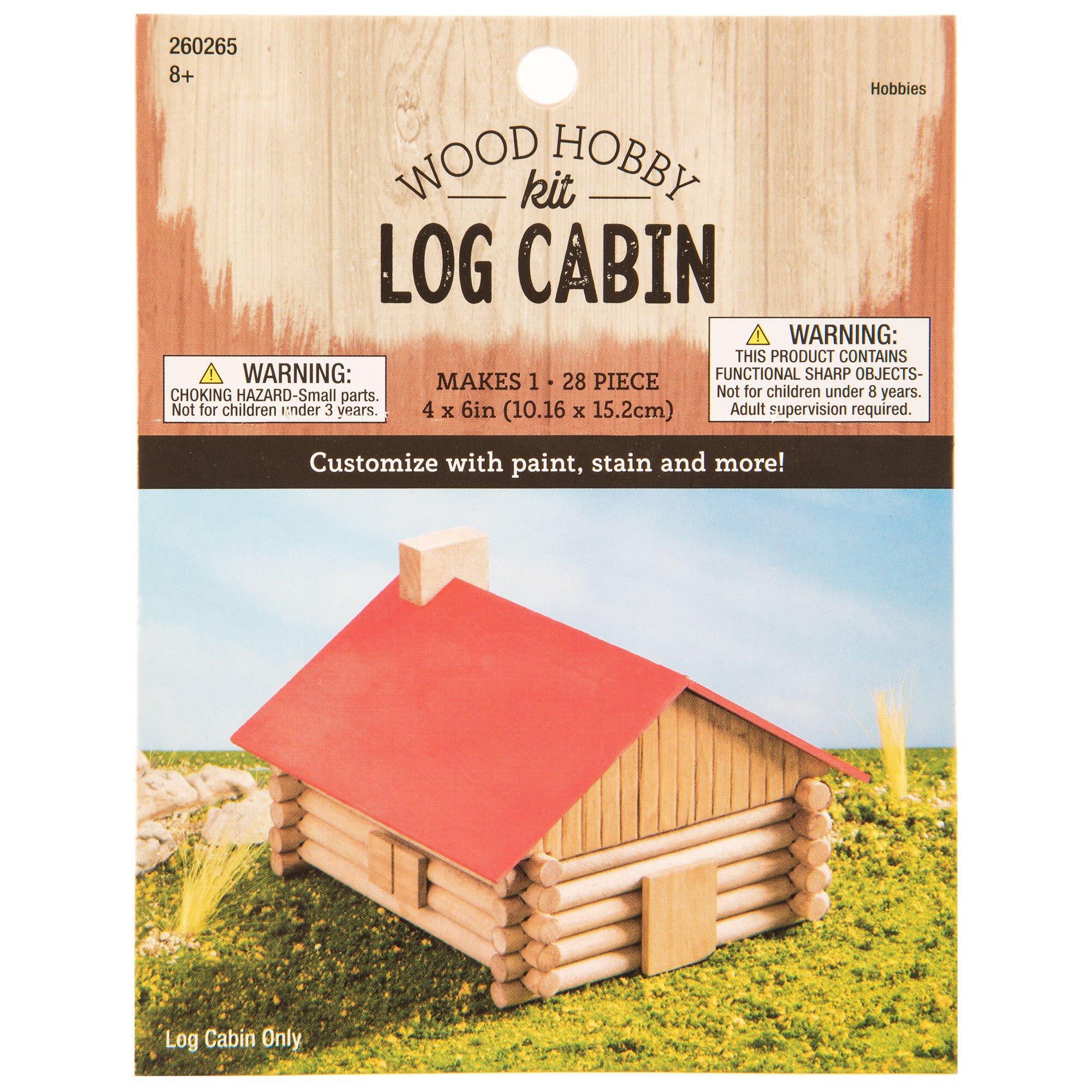 Wood Log Cabin Kit | Hobby Lobby | 260265