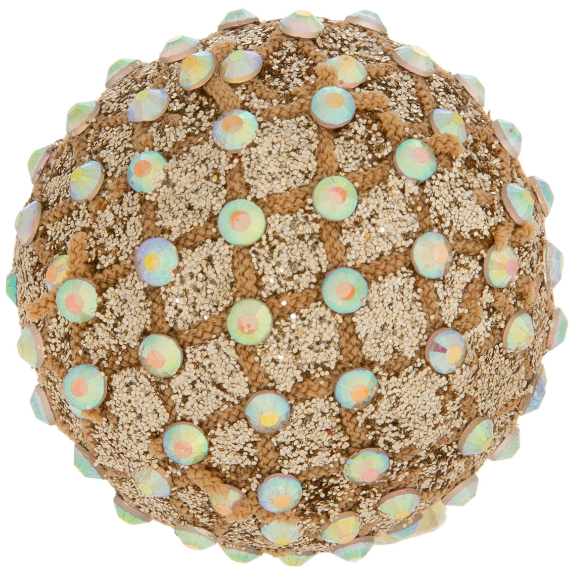 Gold Glitter & Rhinestone Round Knob | Hobby Lobby | 2605731