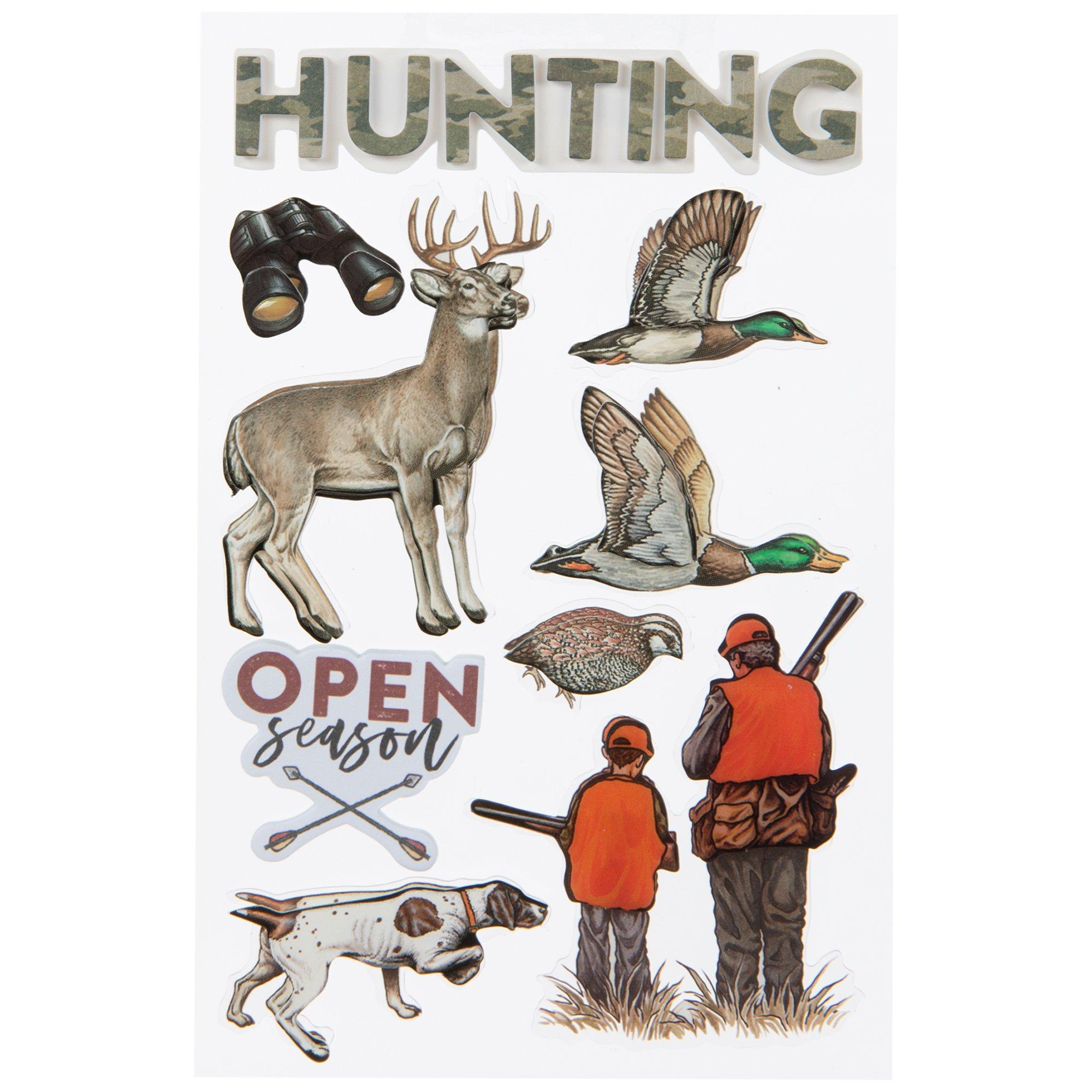 Hunting 3D Stickers | Hobby Lobby | 260604