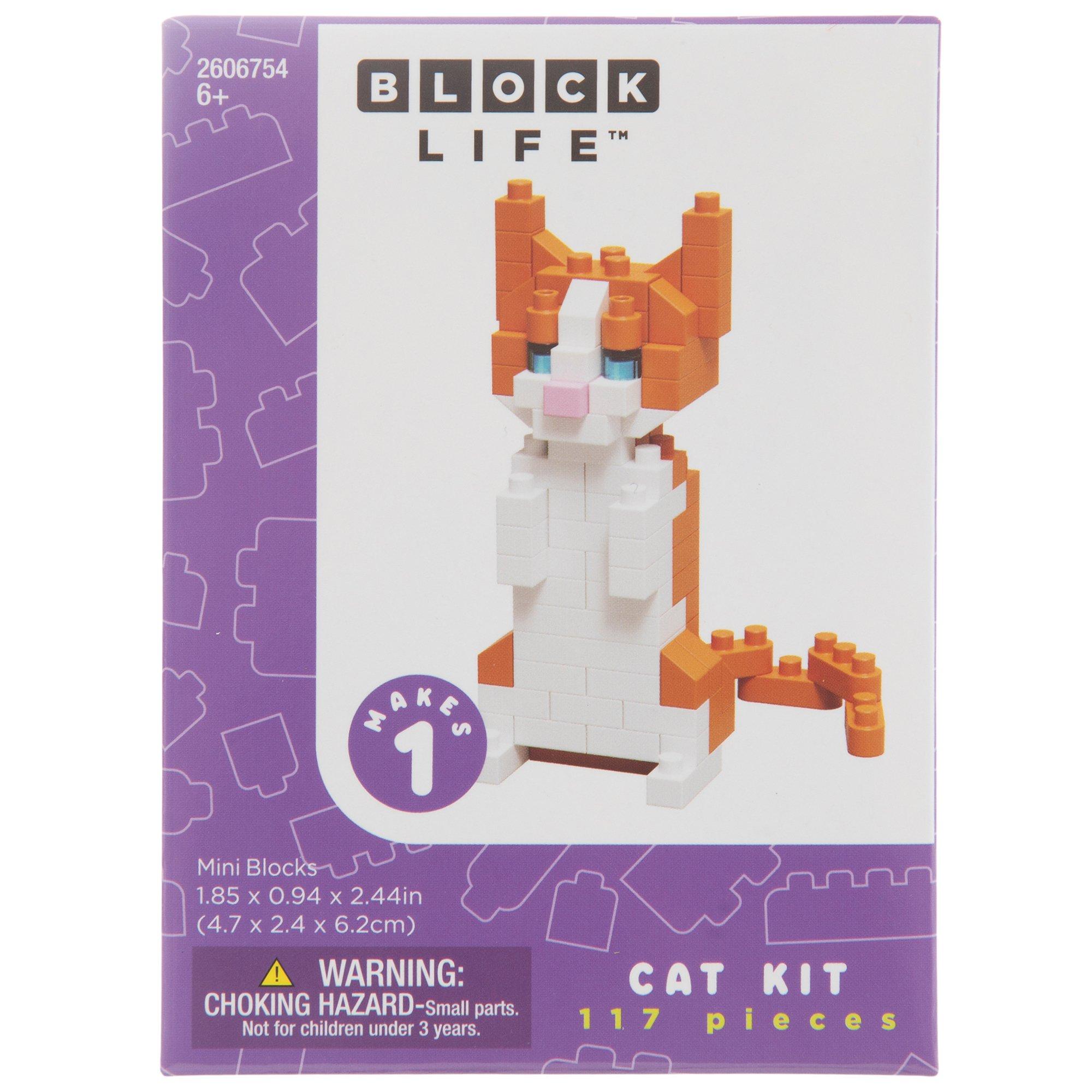 Block Life Cat Mini Blocks Building Kit | Hobby Lobby | 2606754