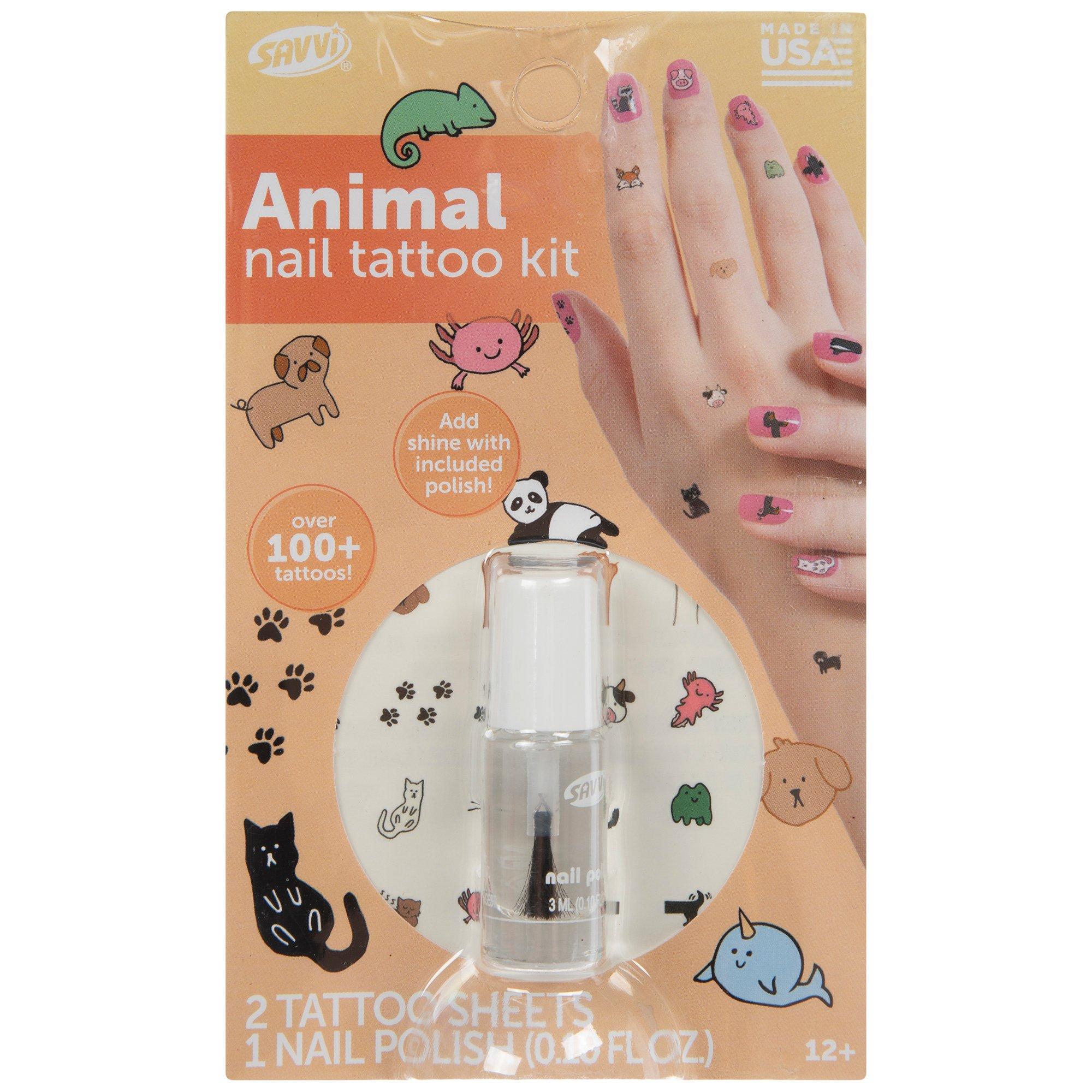 Animal Nail Tattoo Kit | Hobby Lobby | 2609675