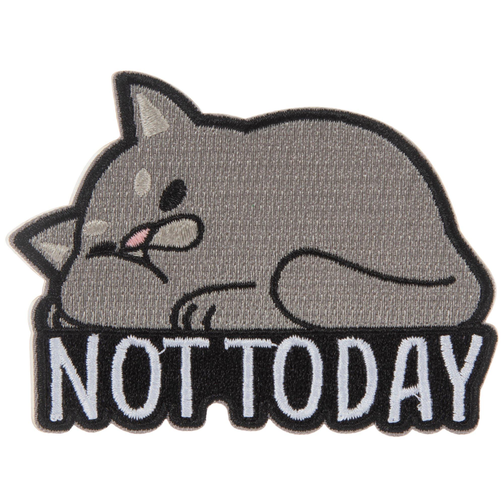 Not Today Cat Iron-On & Sticker Patch | Hobby Lobby | 2609816