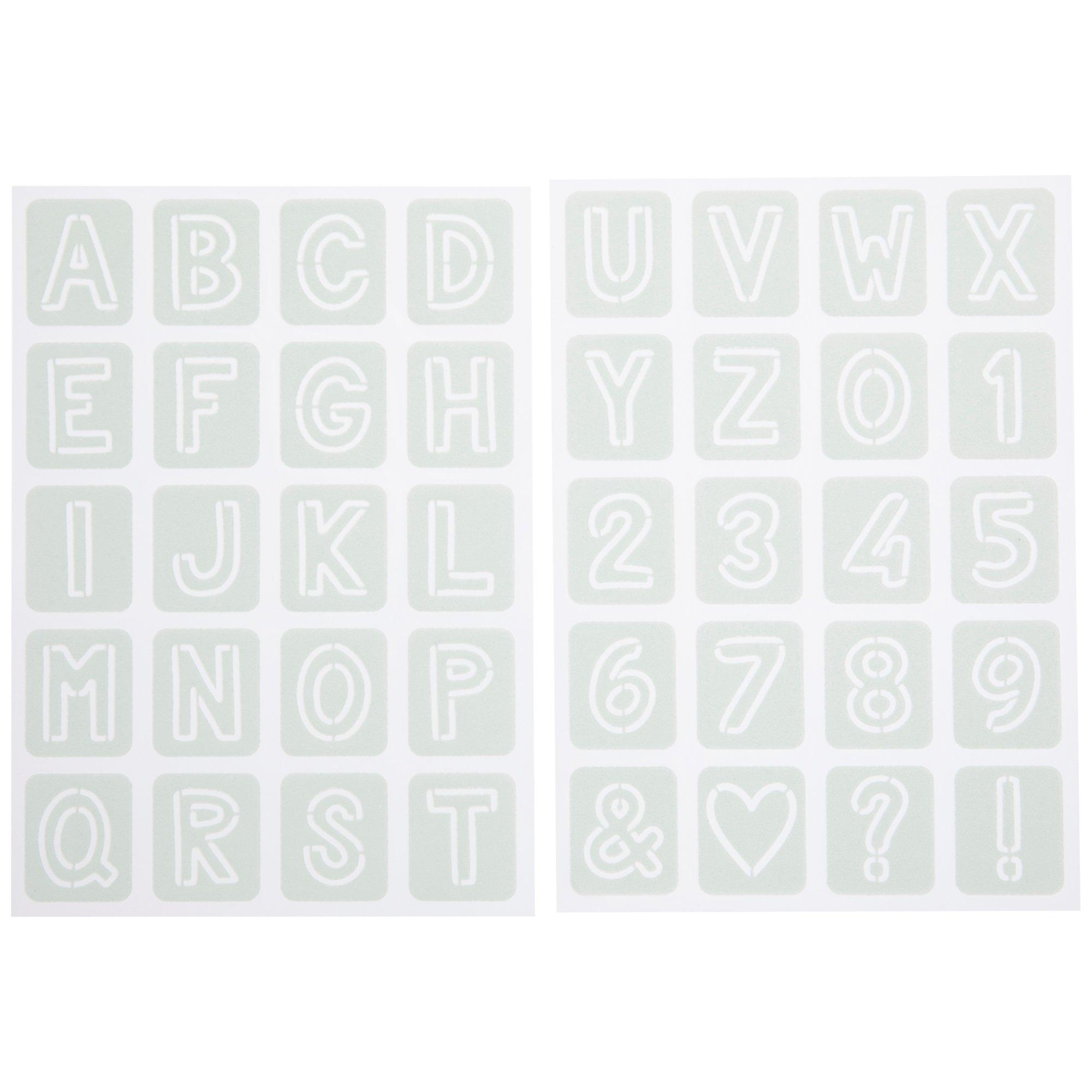 Alphabet Flex Stencils | Hobby Lobby | 2611473