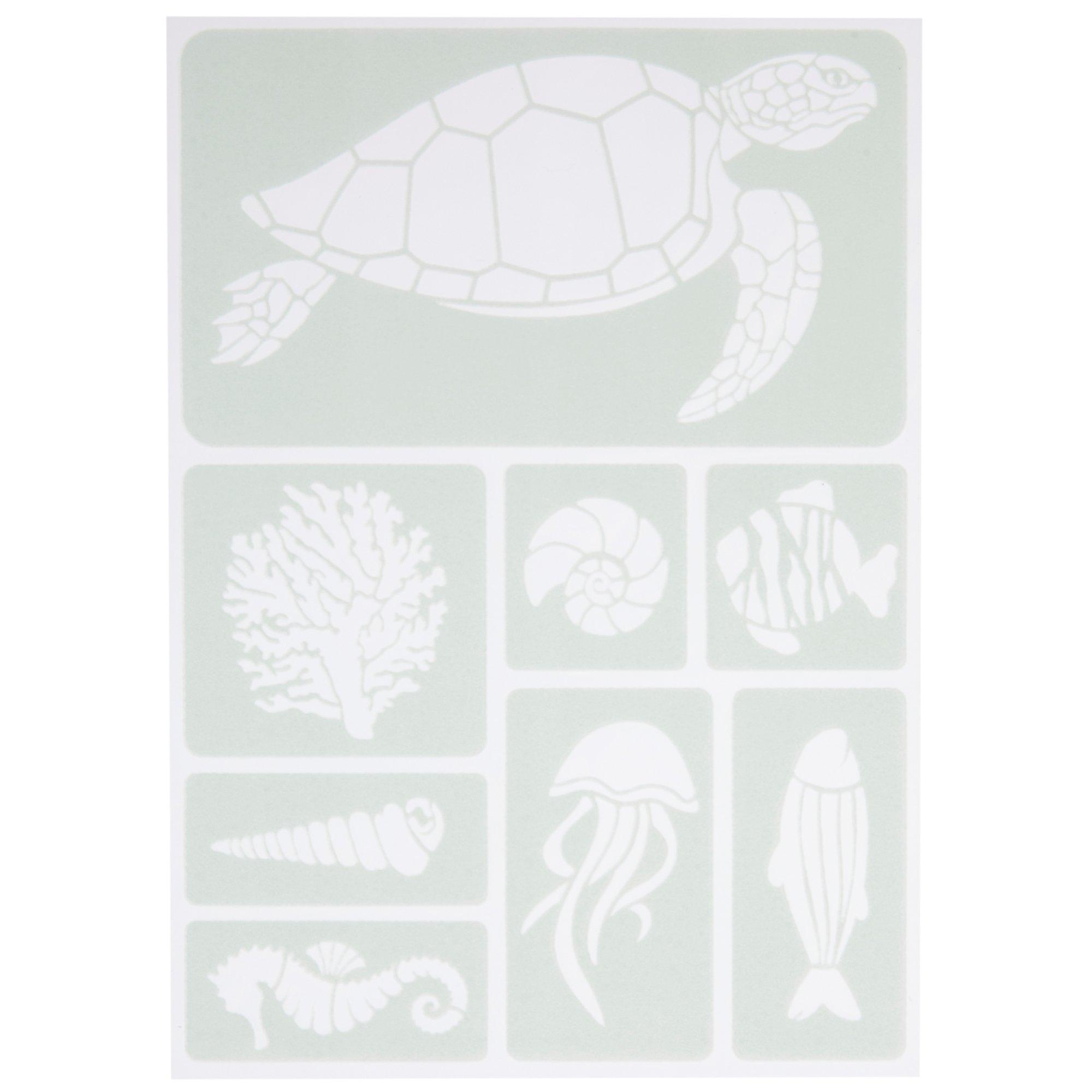 Ocean Life Flex Stencils | Hobby Lobby | 2611499