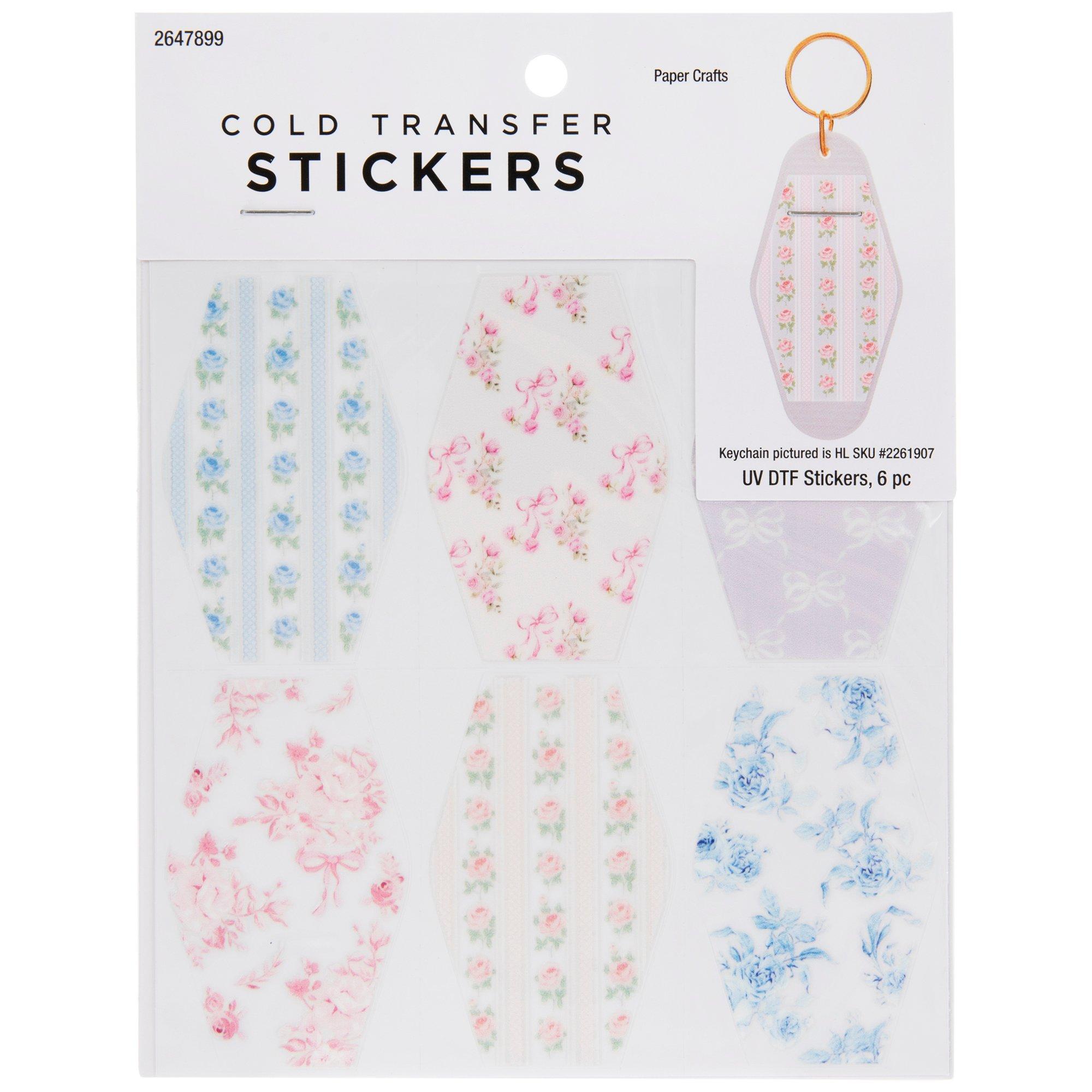 Floral Keychain Cold Transfer Stickers | Hobby Lobby | 2647899