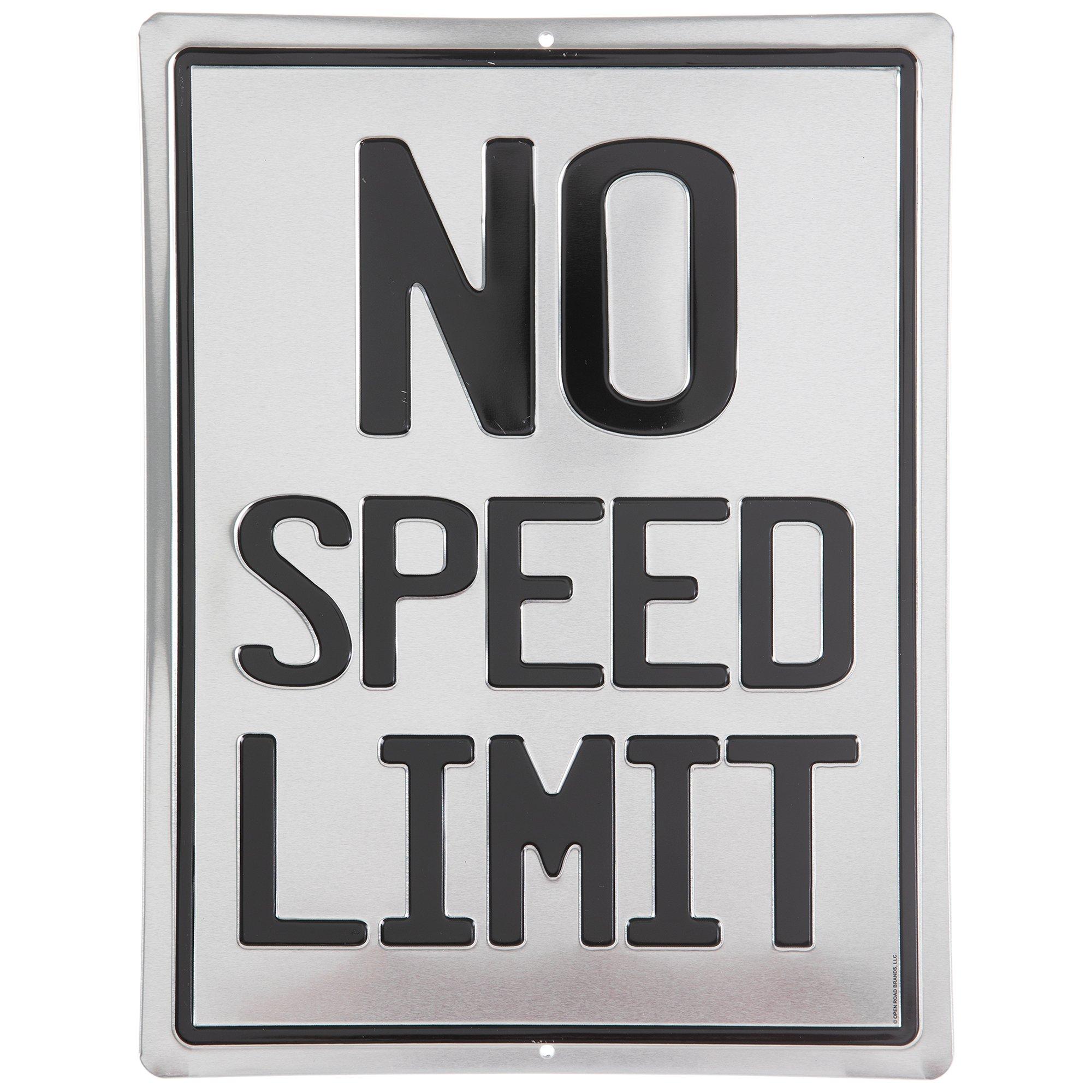 No Speed Limit Metal Sign | Hobby Lobby | 266064