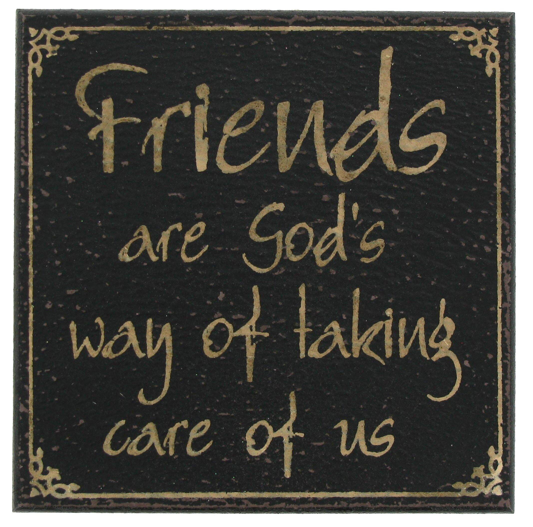 Friends Are God's Way Wood Decor | Hobby Lobby | 266981
