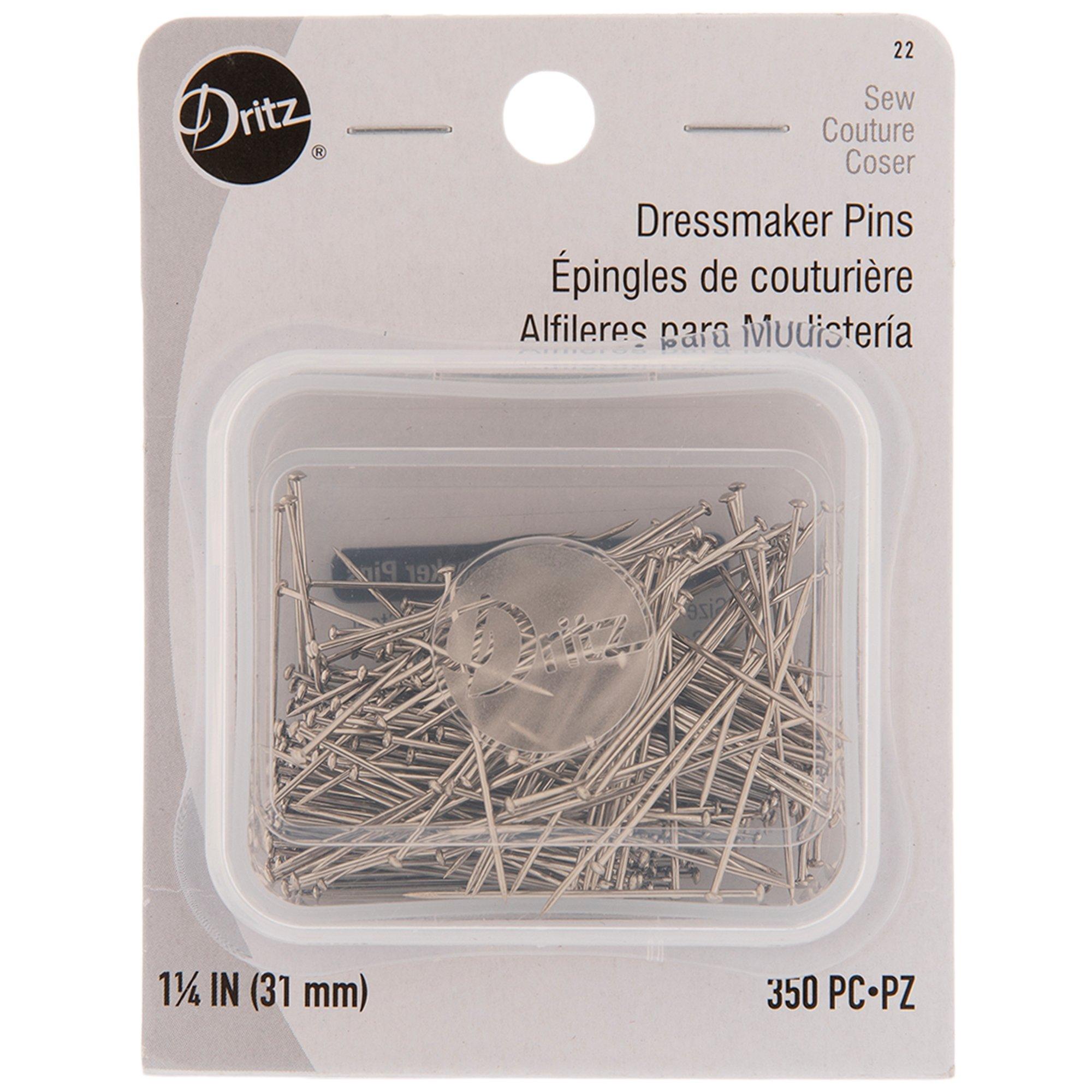 Nickel-Plated Steel Dressmaker Pins - Size 20 | Hobby Lobby | 304865