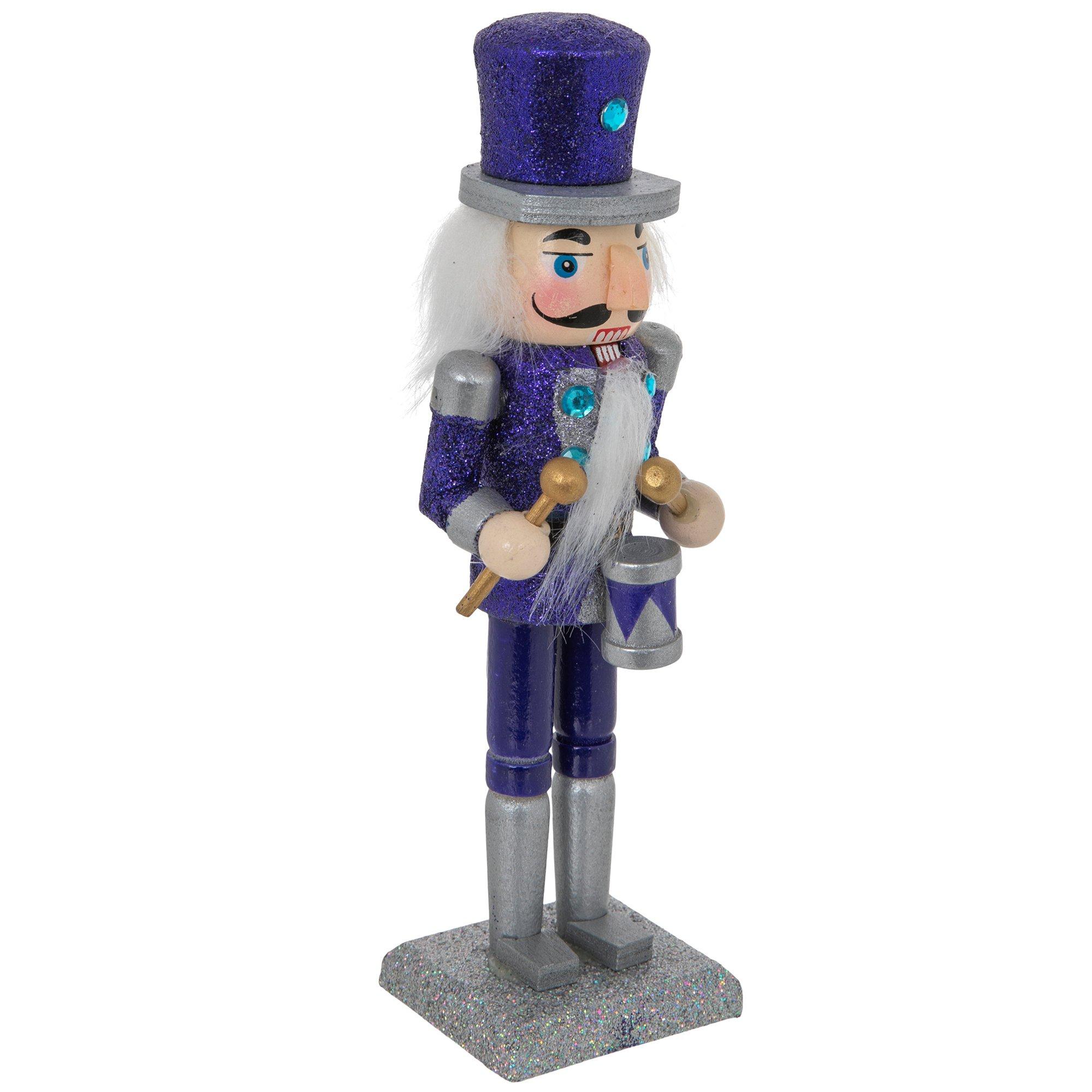 Purple Glitter Drummer Nutcracker | Hobby Lobby | 305653324