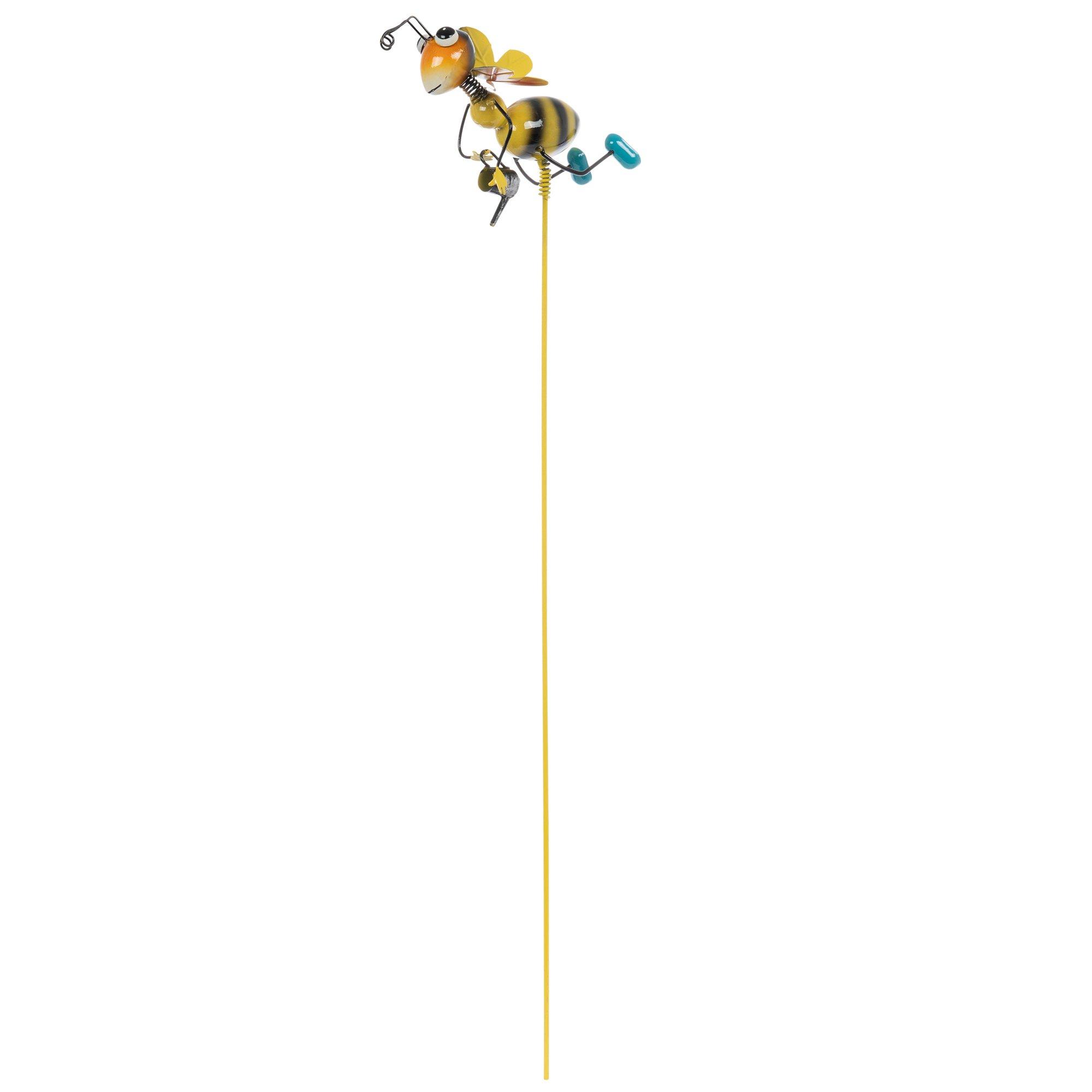 Blue Shoes Bee Metal Garden Stake | Hobby Lobby | 305896816