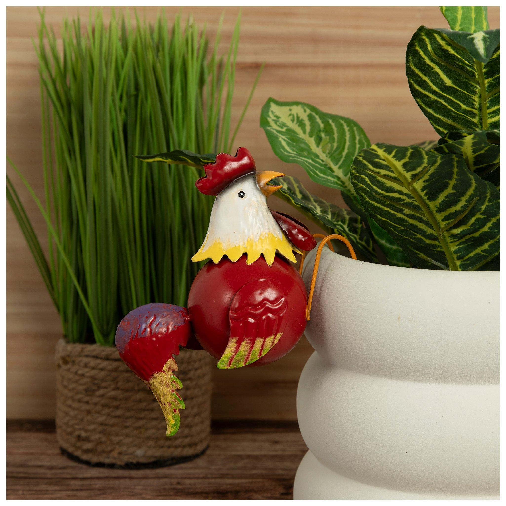 Rooster Metal Pot Percher | Hobby Lobby | 306309090