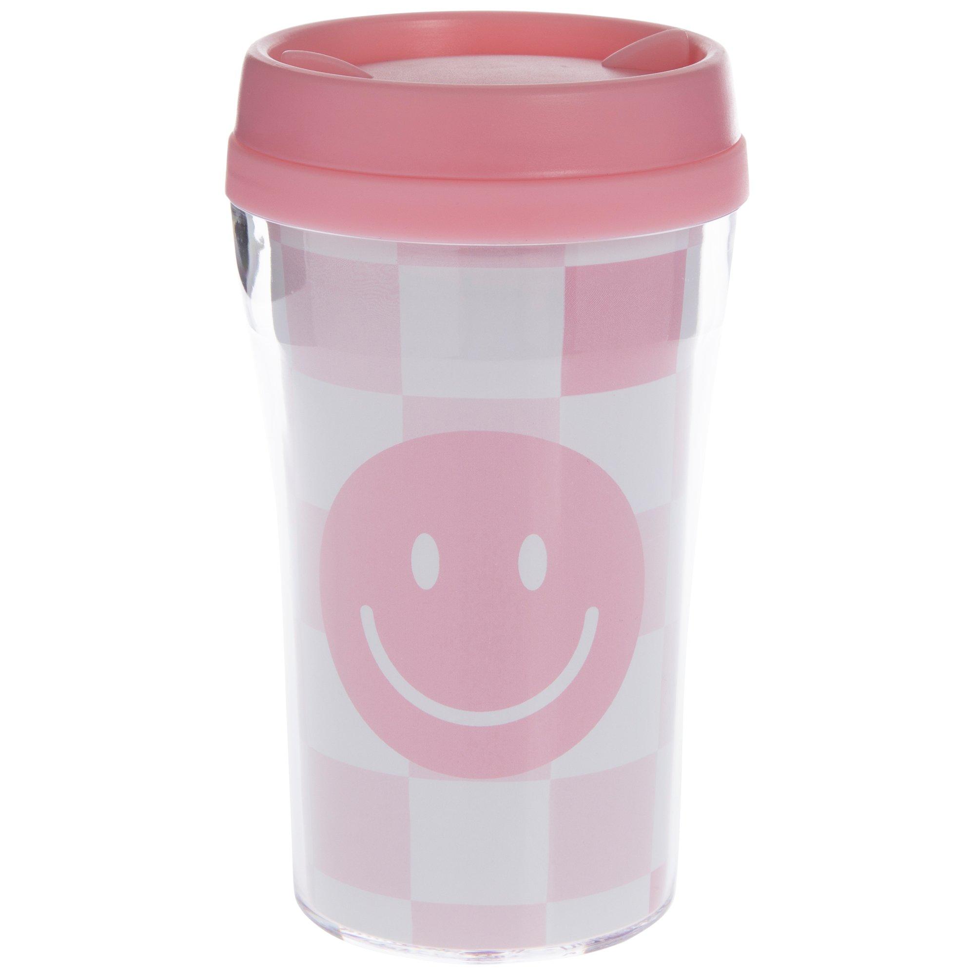 Smiley Face Checkered Mini Cup | Hobby Lobby | 306389662