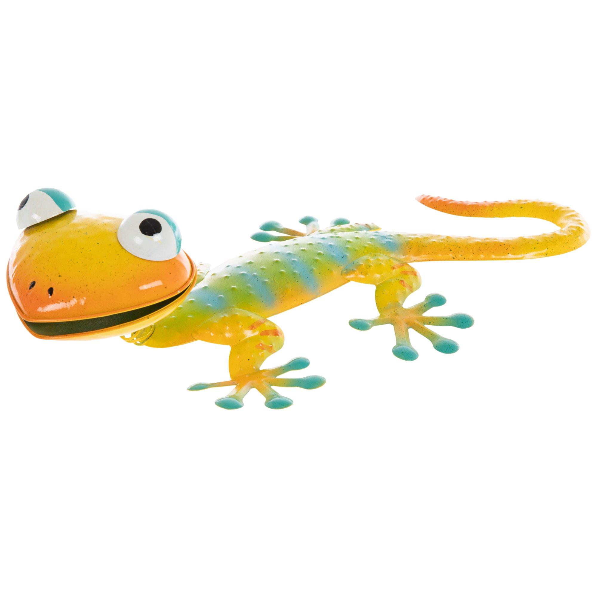 Yellow Bouncy Lizard Metal Wall Decor | Hobby Lobby | 306403711
