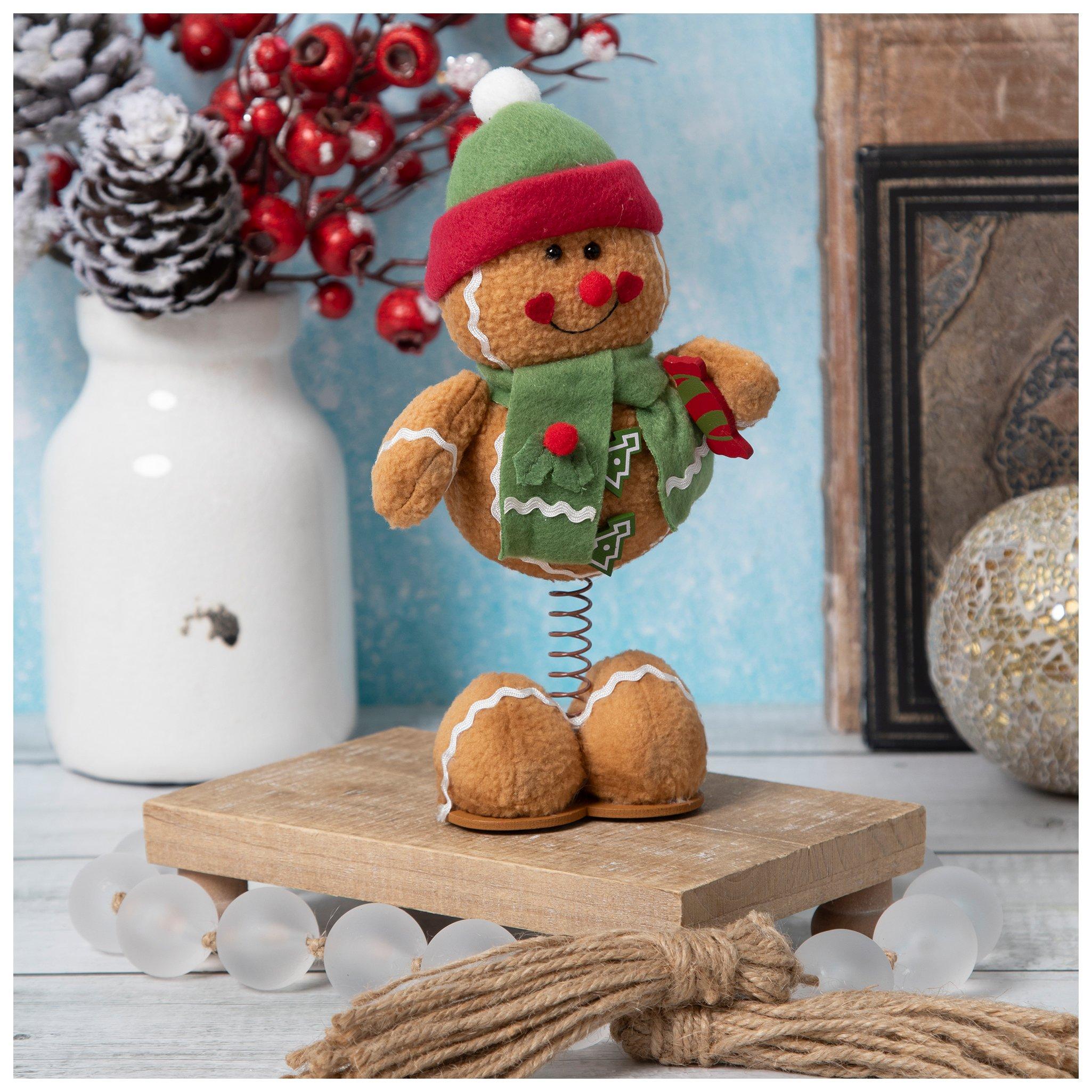 Green Scarf Springy Gingerbread Man | Hobby Lobby | 306828180