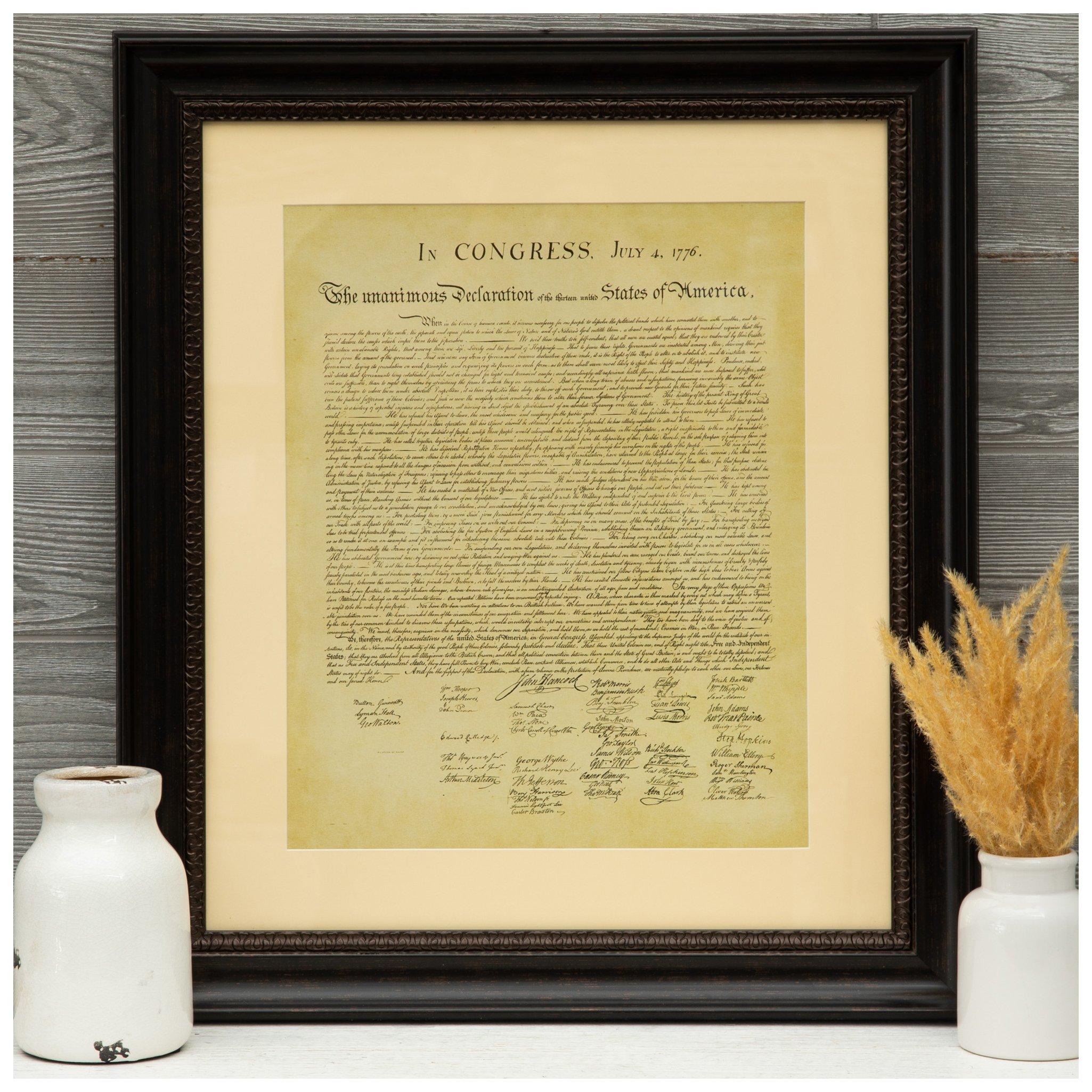 Declaration Of Independence Framed Wall Decor | Hobby Lobby | 318808