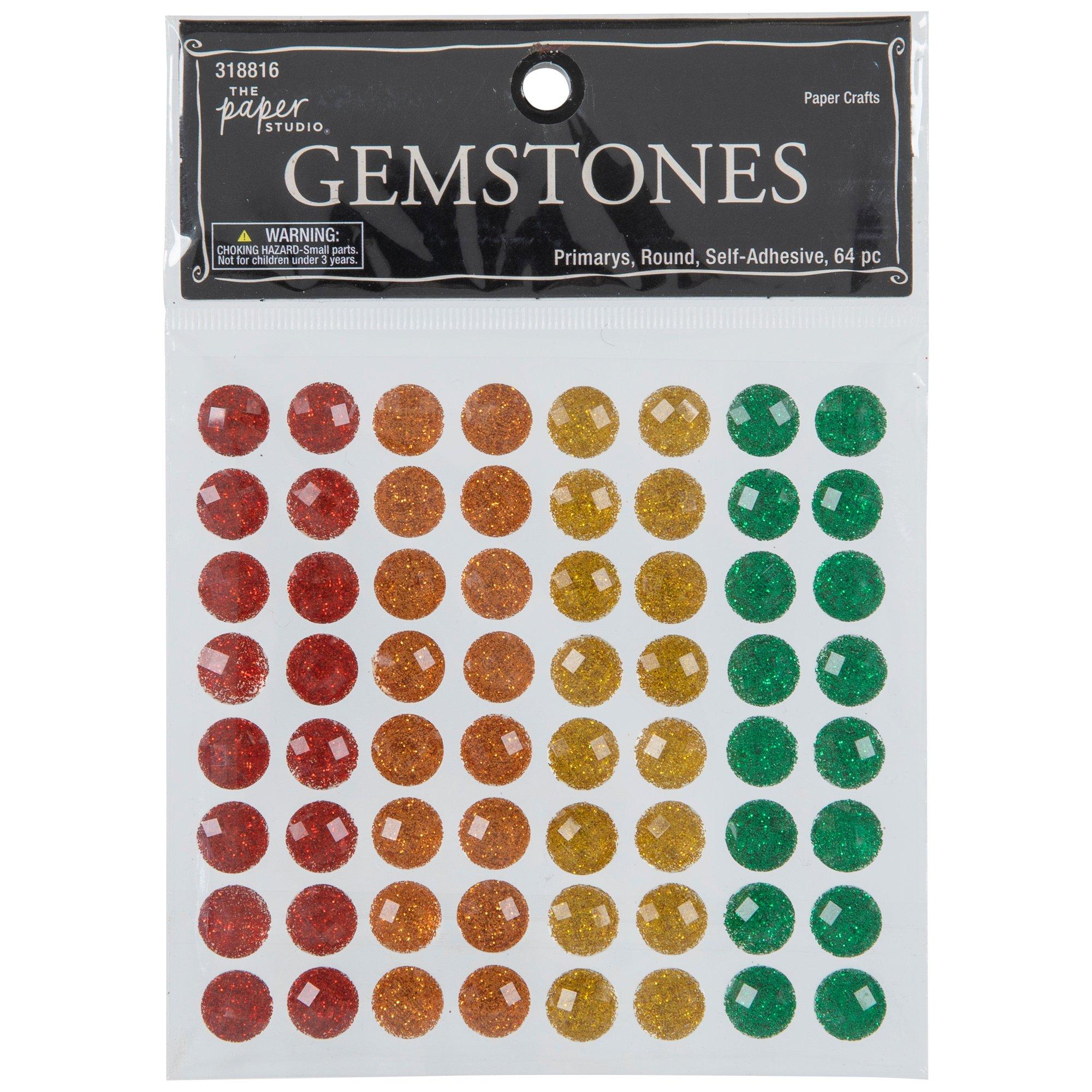 Round Glitter Rhinestone Stickers | Hobby Lobby | 318816