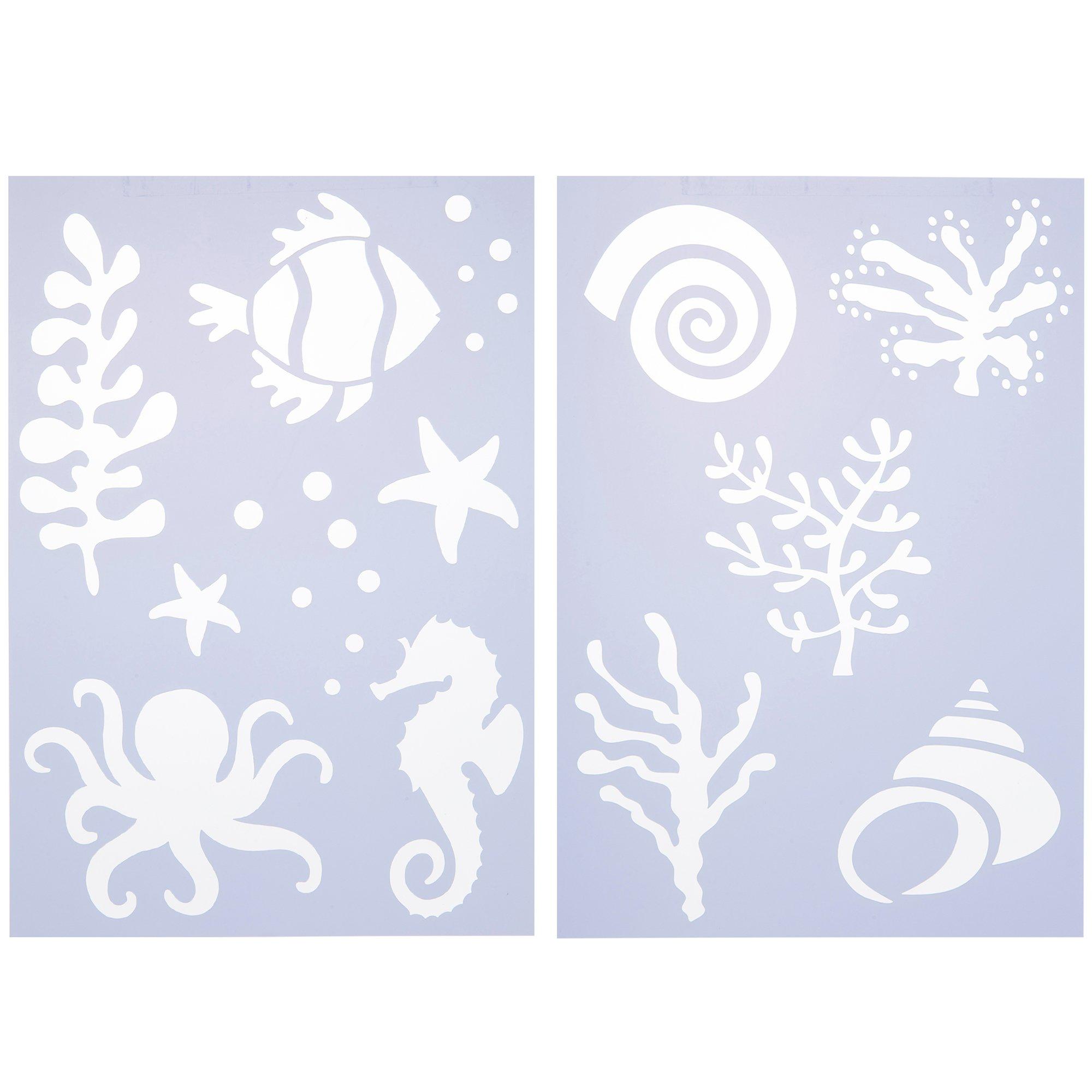 Life Aquatic Stencil