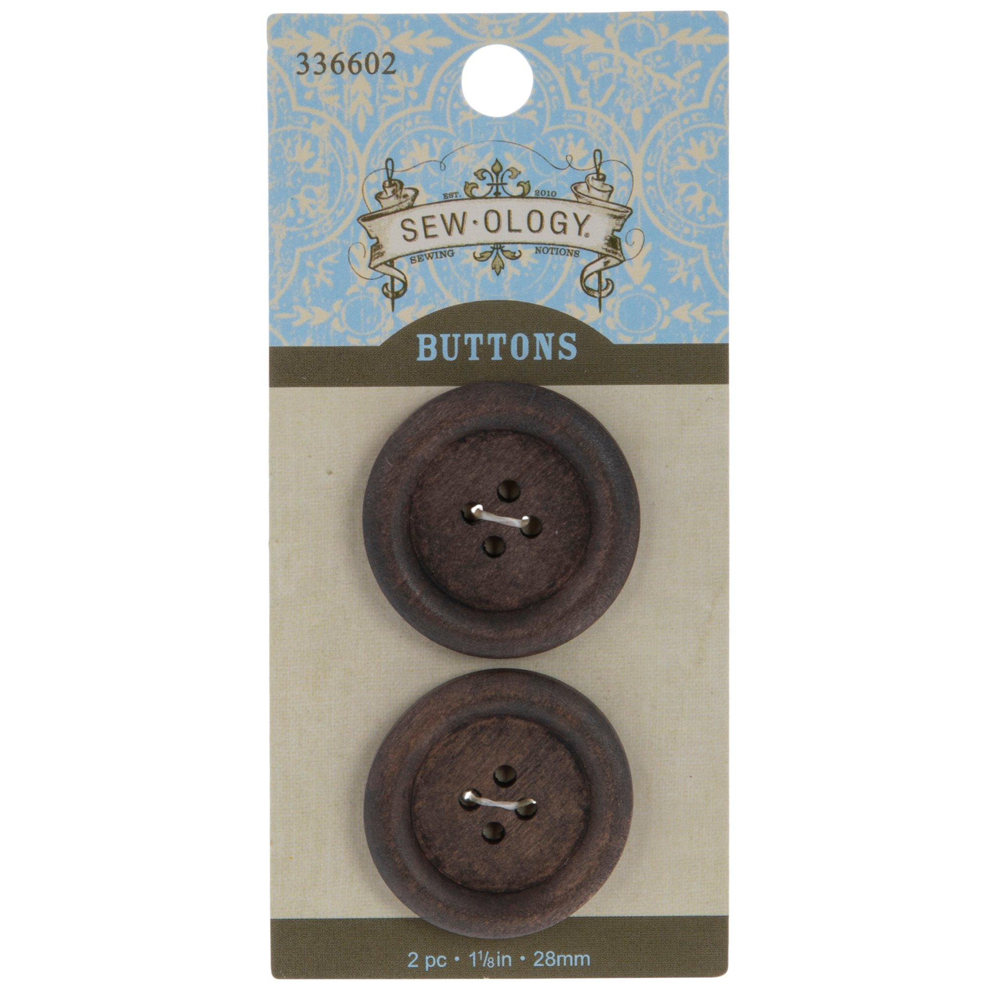 Round Tire Wood Buttons | Hobby Lobby | 336602
