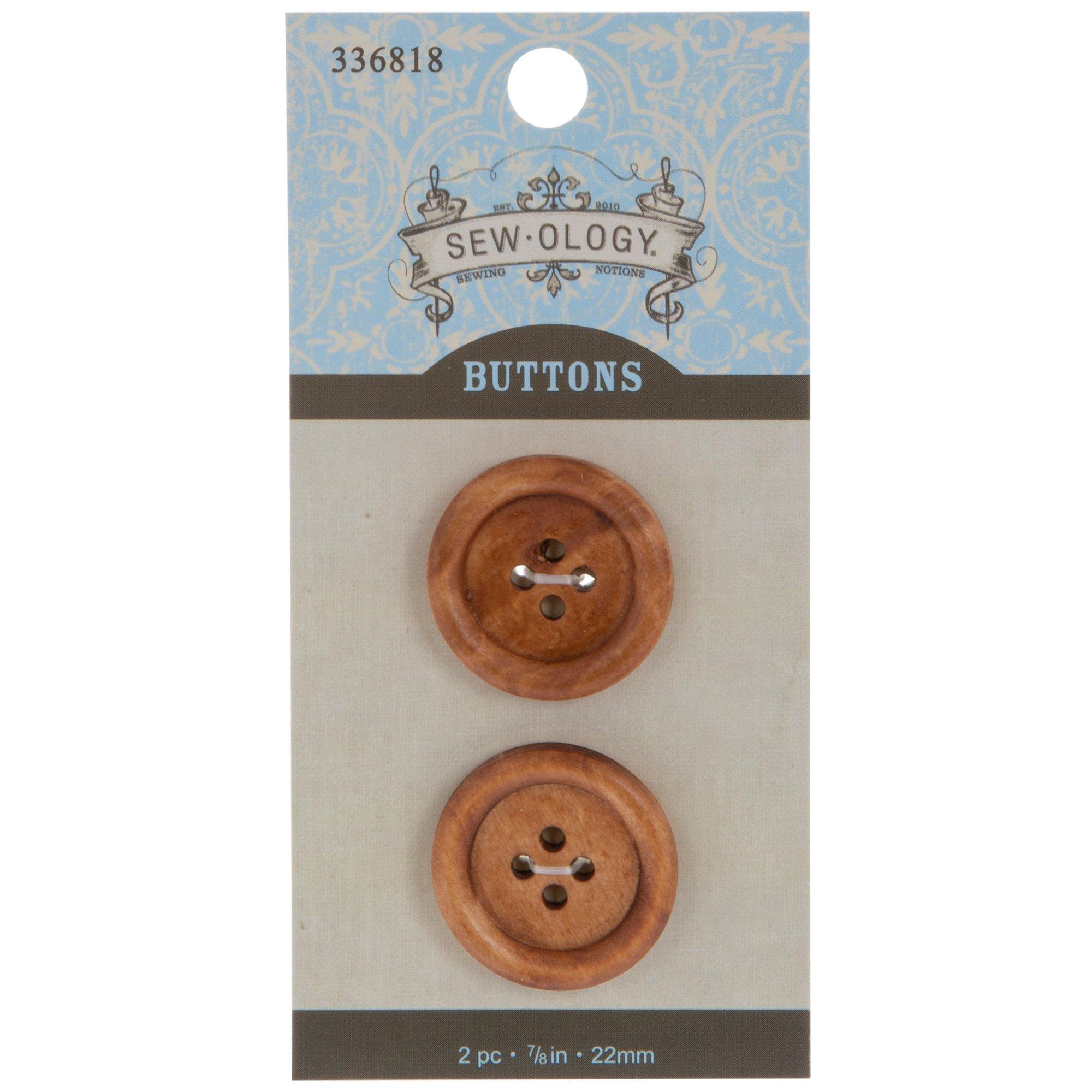 Round Tire Wood Buttons | Hobby Lobby | 336818