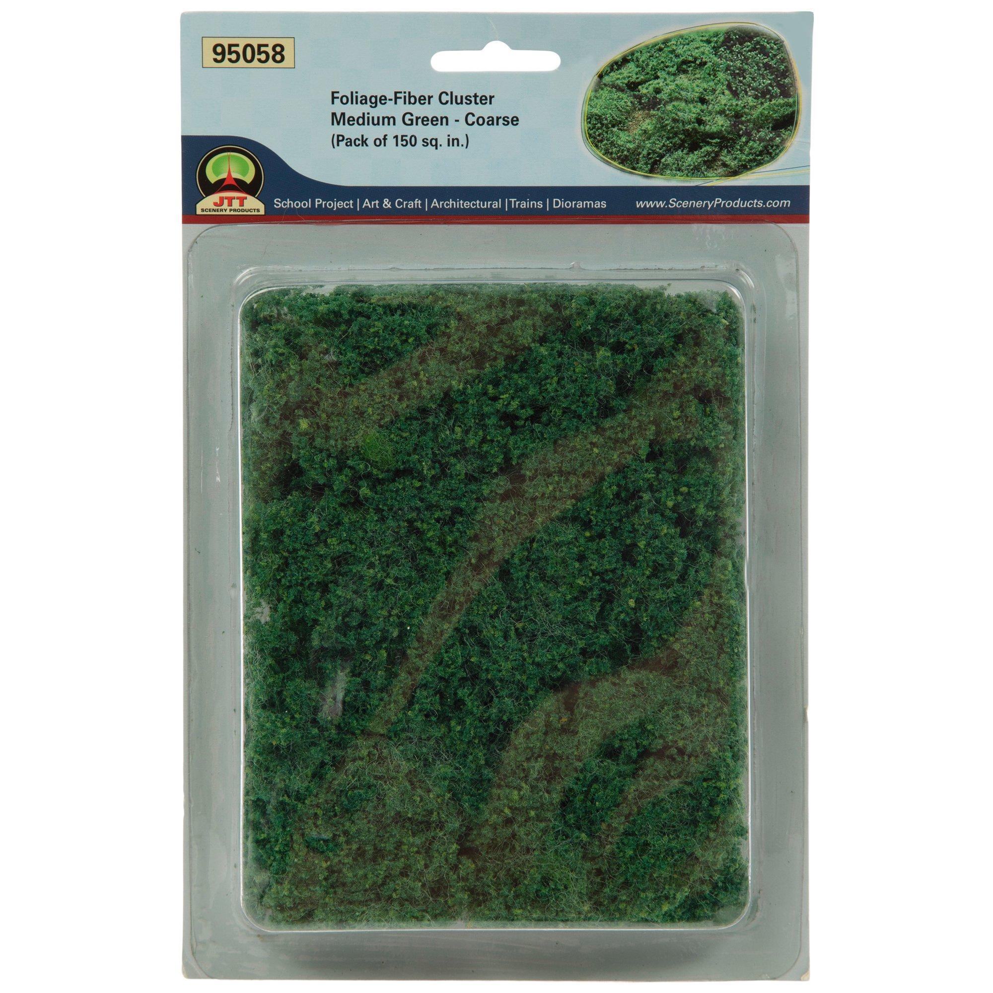 Medium Green Coarse Foliage Fiber Cluster | Hobby Lobby | 381681