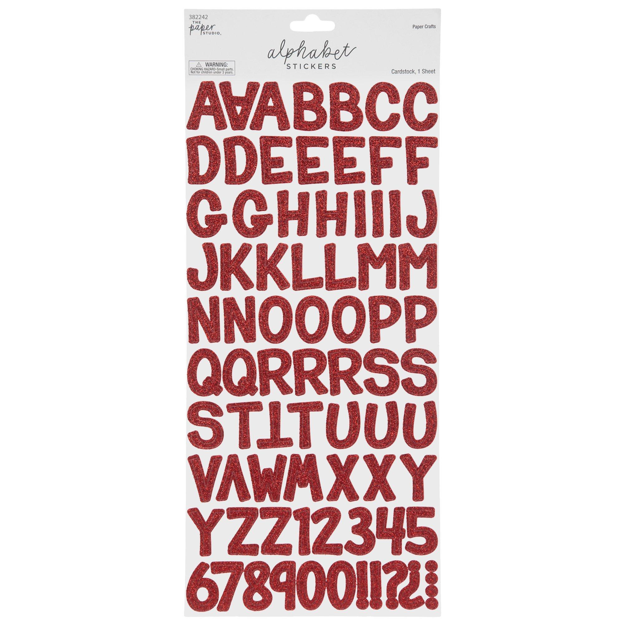 Glitter Alphabet Stickers | Hobby Lobby | 382242