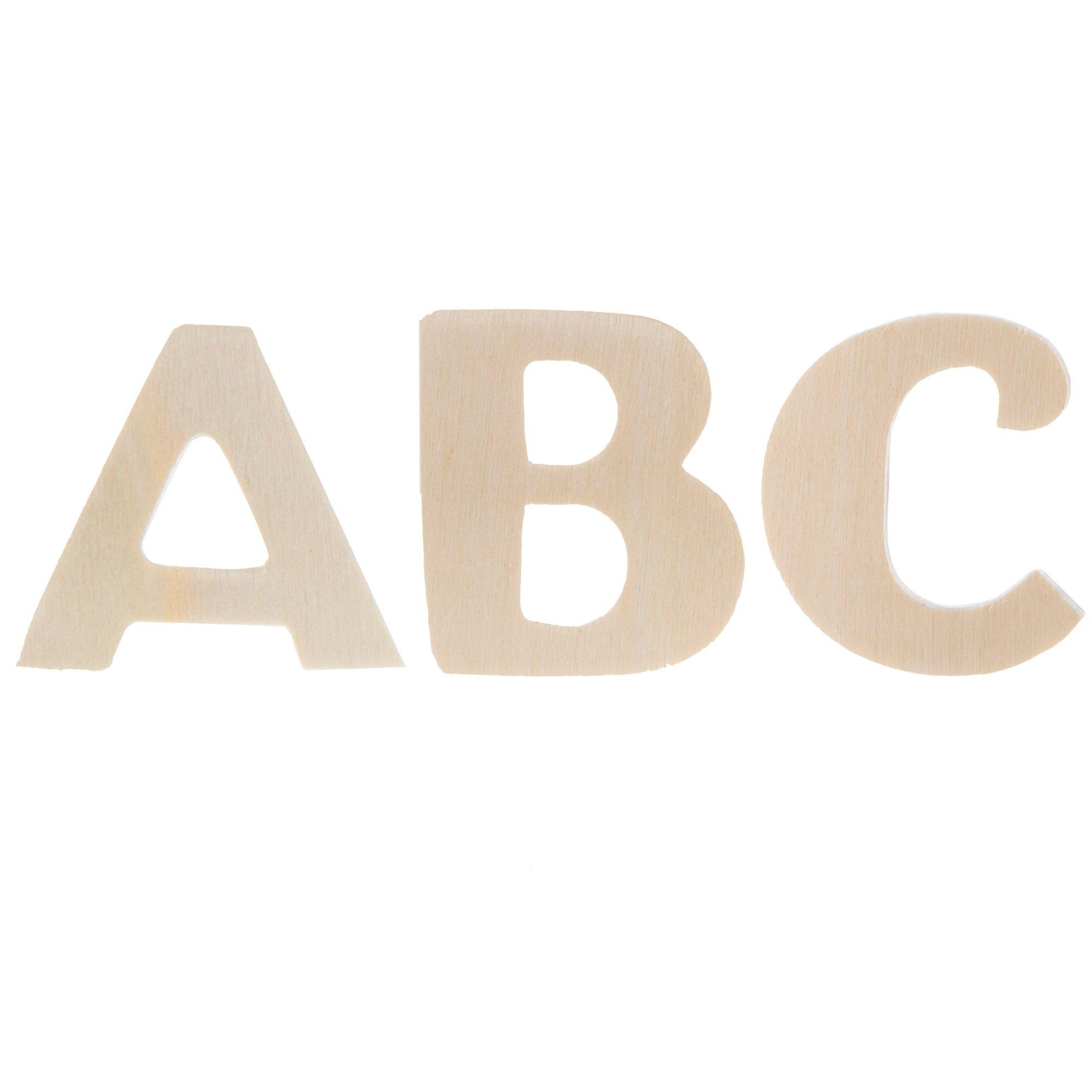 Retro Wood Letters - 1 1/4" | Hobby Lobby | 384727
