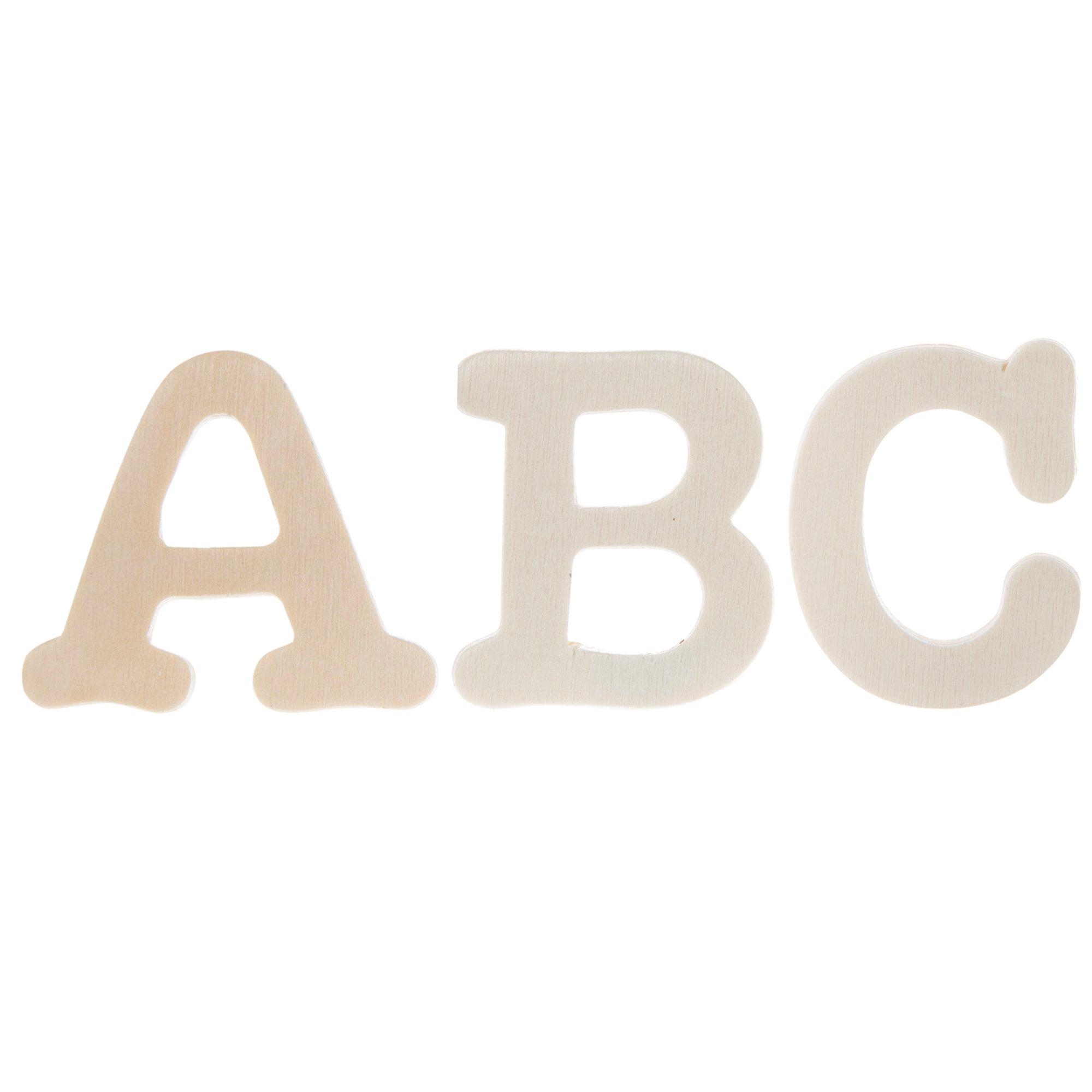 Typewriter Wood Letters - 1 1/4" | Hobby Lobby | 384792