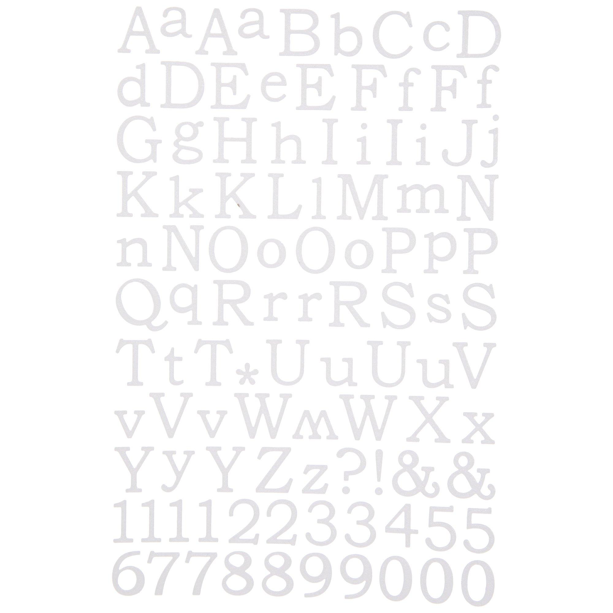 Glitter Alphabet Stickers | Hobby Lobby | 386532