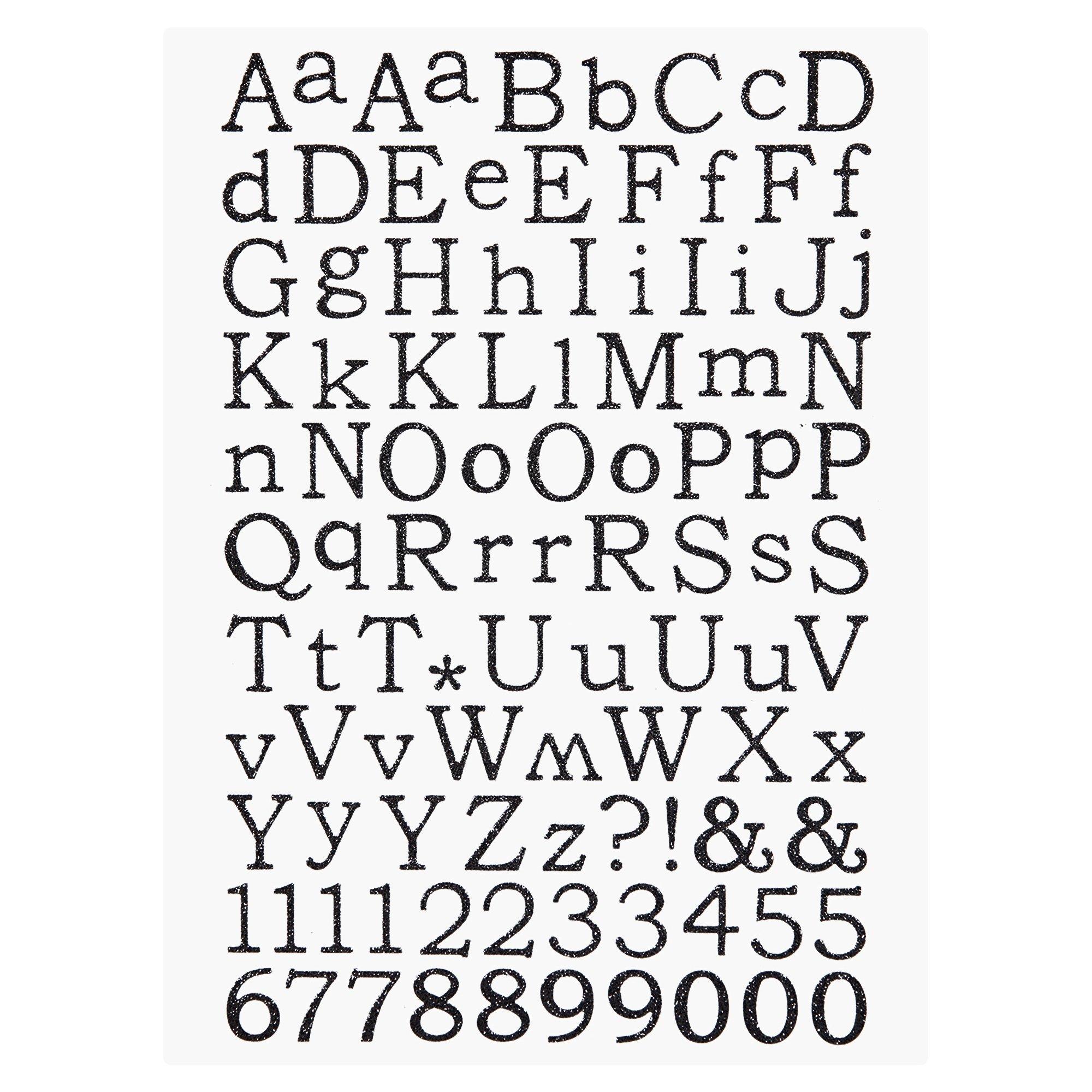 Glitter Alphabet Stickers | Hobby Lobby | 392043