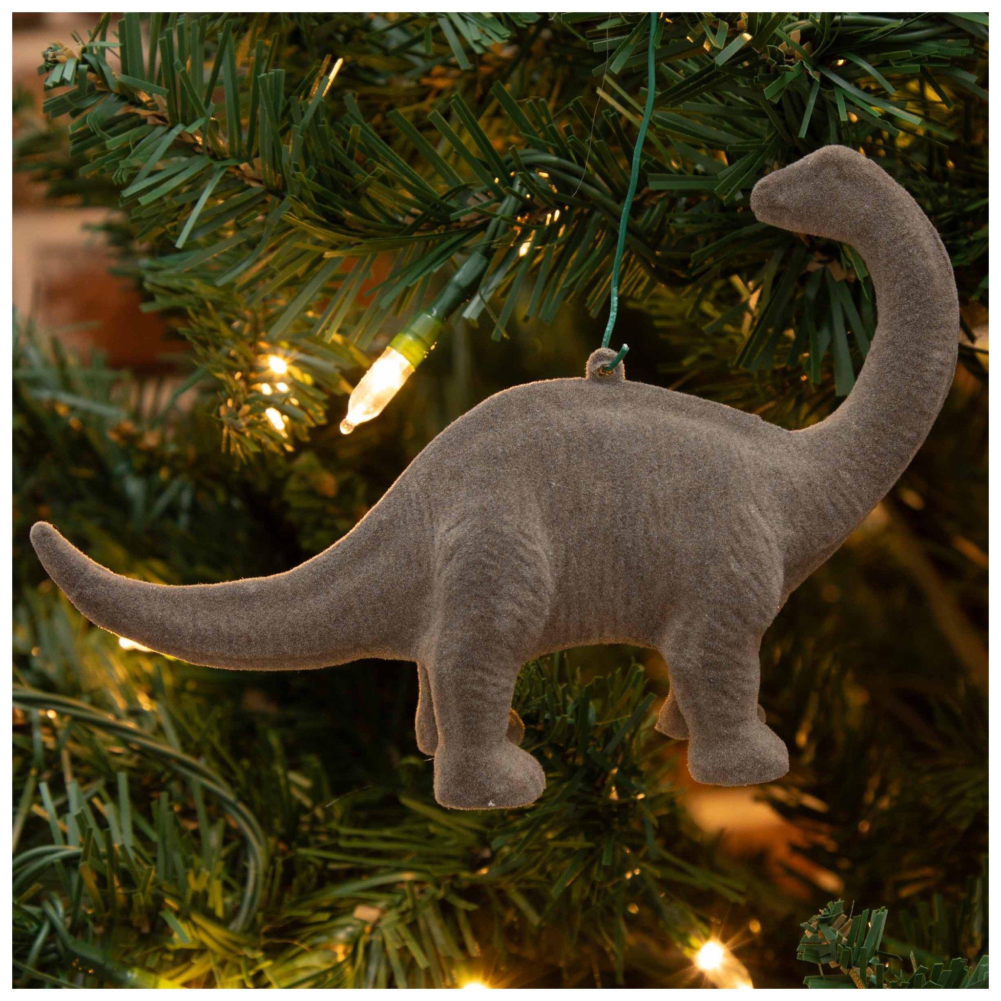 Brown Flocked Tanystropheus Ornament | Hobby Lobby | 406164867