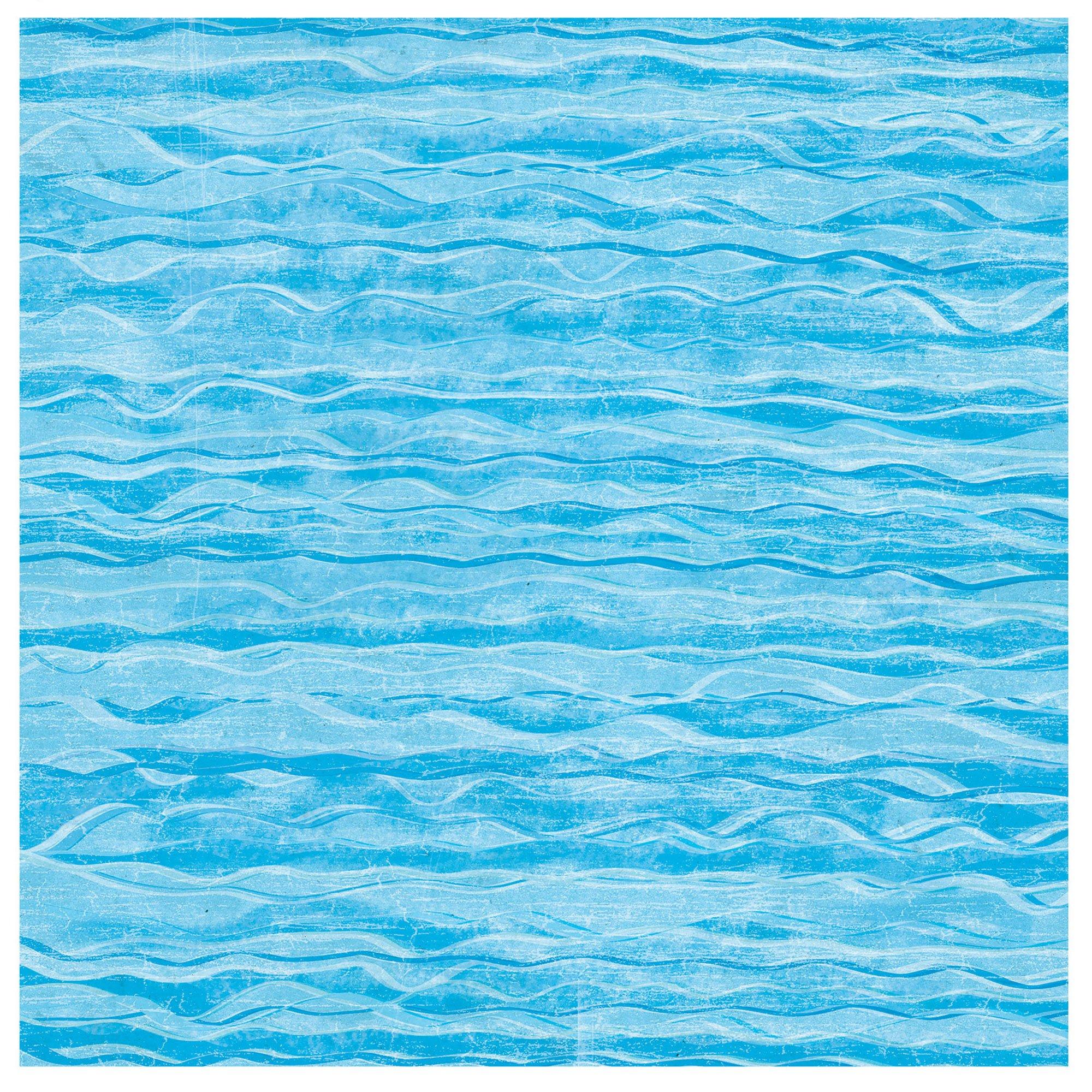 Water Waves Scrapbook Paper - 12" x 12" | Hobby Lobby | 407304