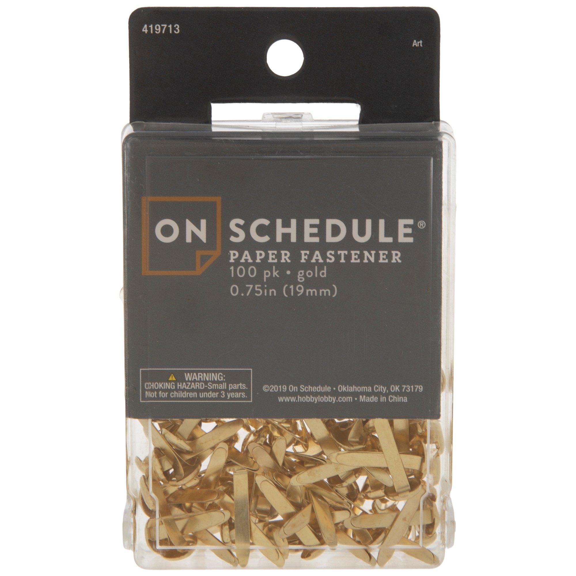 Gold Paper Fasteners | Hobby Lobby | 419713