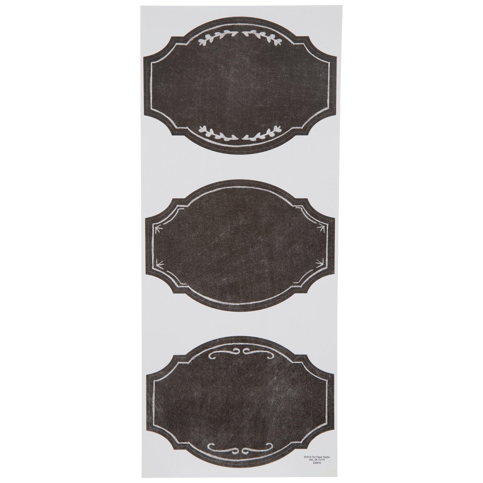 Chalkboard Ornate Label Stickers | Hobby Lobby | 430876