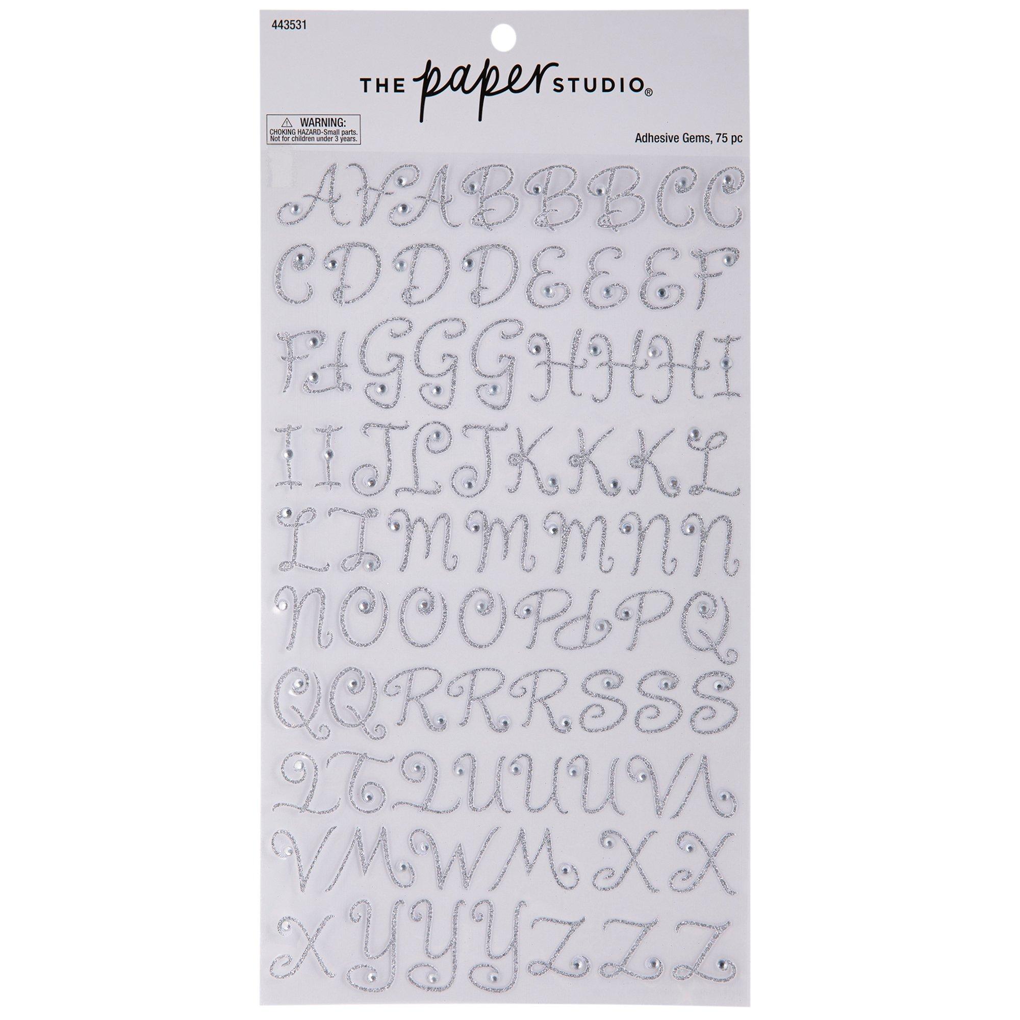 Rhinestone & Glitter Alphabet Stickers | Hobby Lobby | 443531