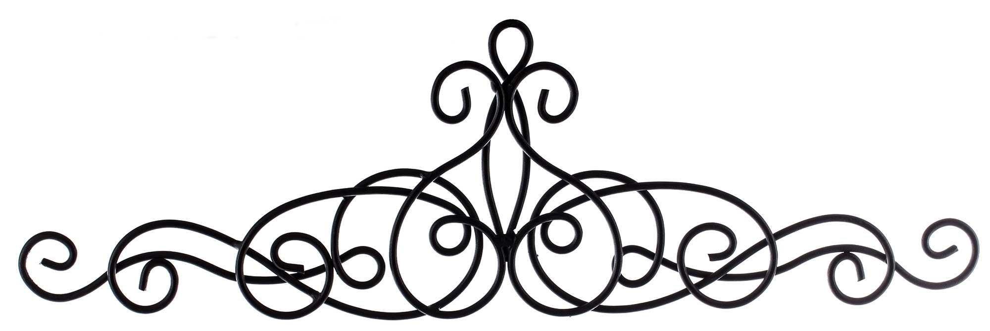 Black Swag Metal Wall Decor | Hobby Lobby | 463190