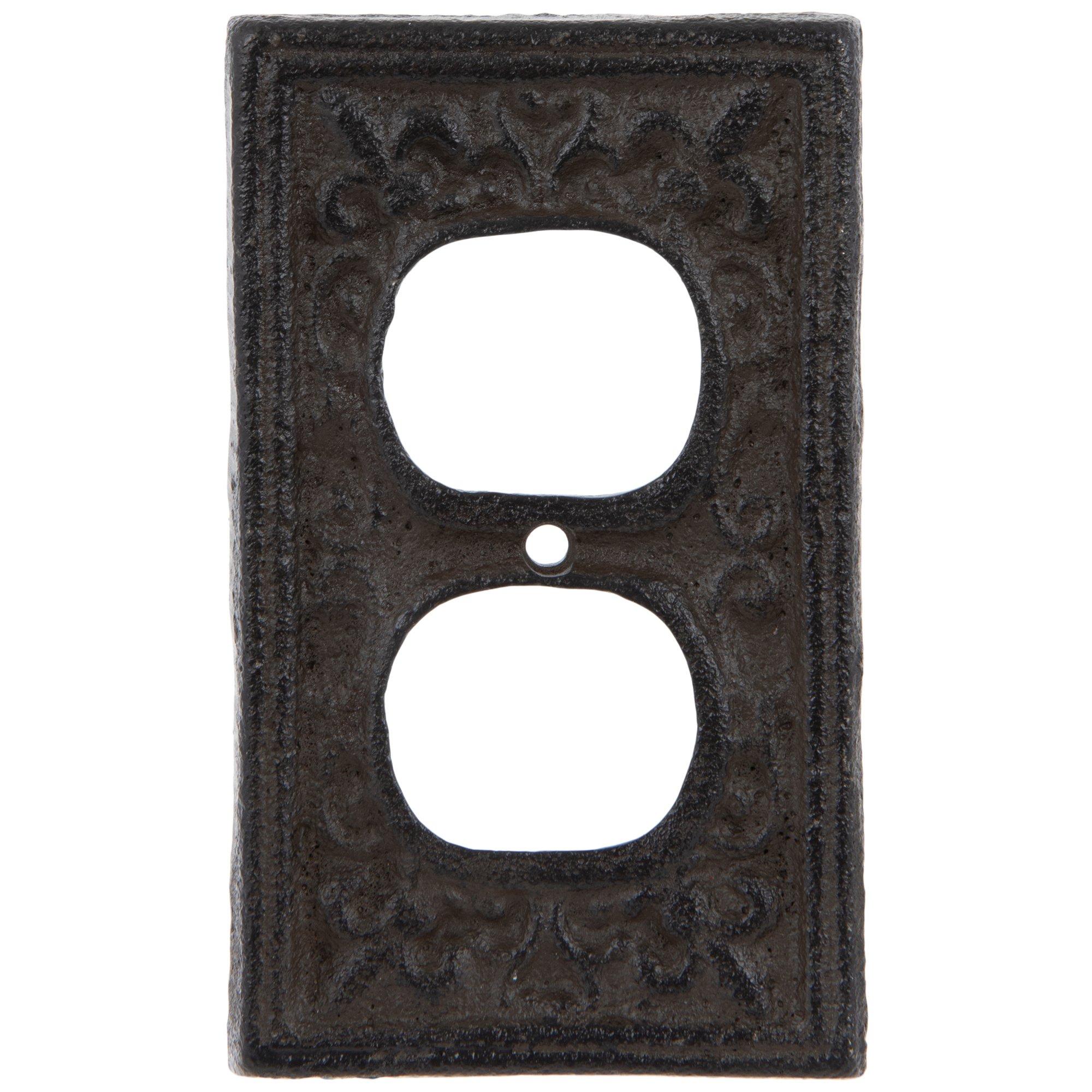 Rust Fleur-De-Lis Metal Outlet Cover | Hobby Lobby | 466144