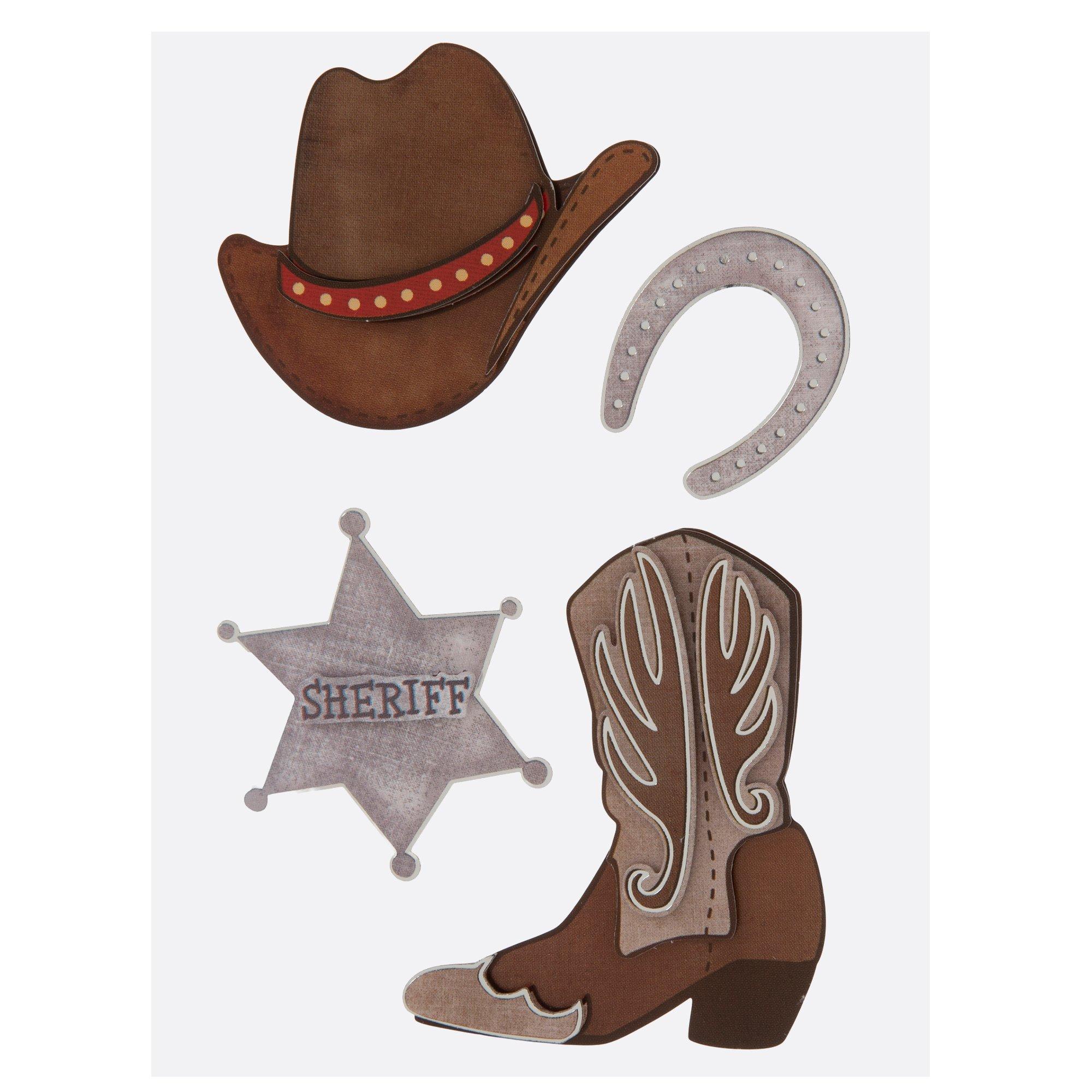 Cowboy 3D Stickers | Hobby Lobby | 471235