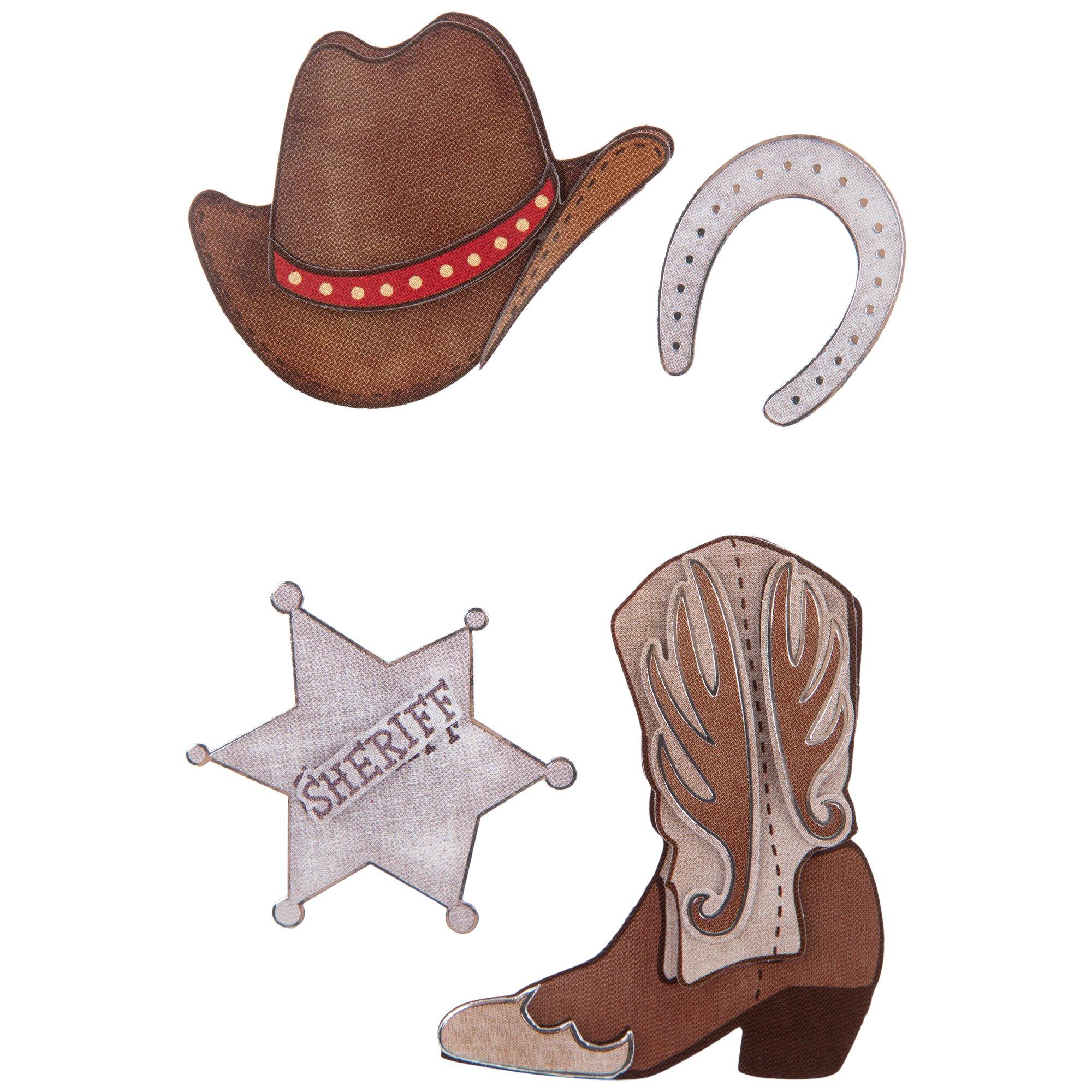 Cowboy 3D Stickers | Hobby Lobby | 471235