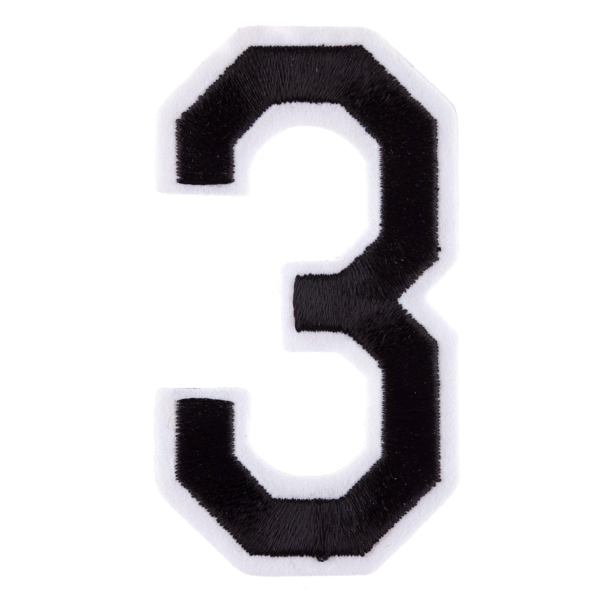 Embroidered Number Iron-On Patch - 3" | Hobby Lobby | 473223