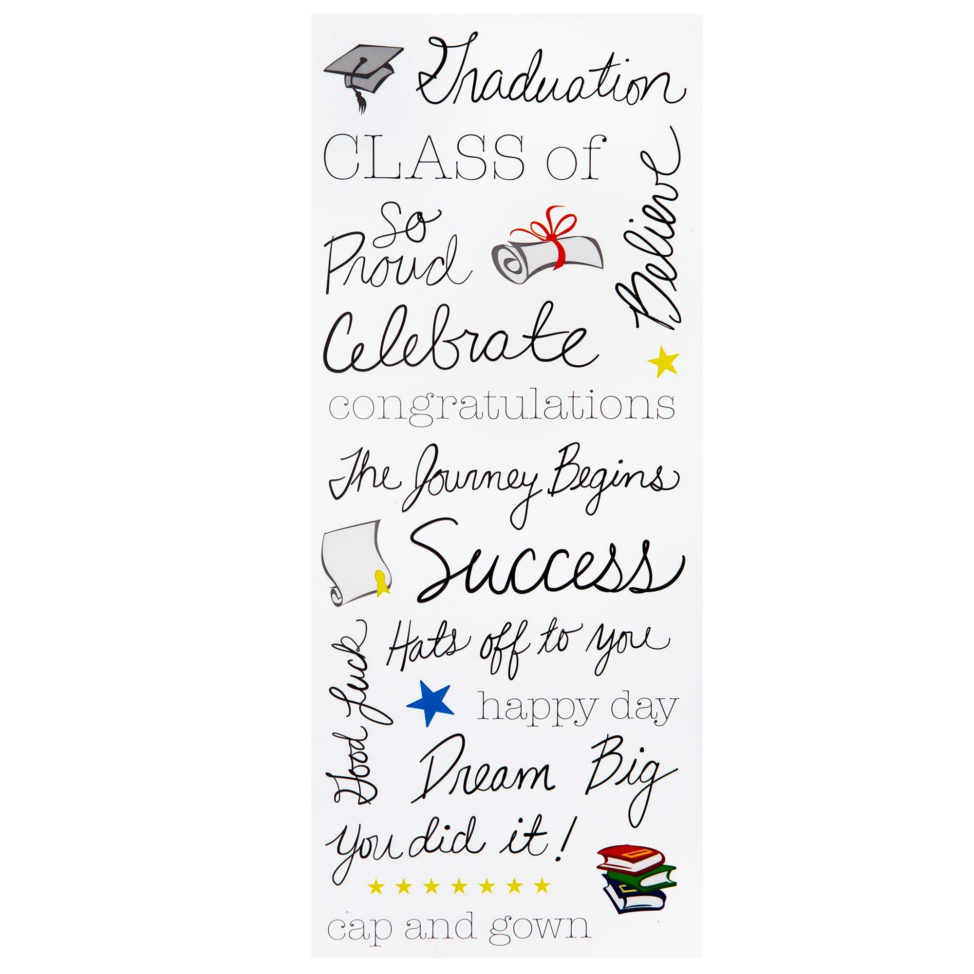 Graduation Handwritten Stickers | Hobby Lobby | 480749