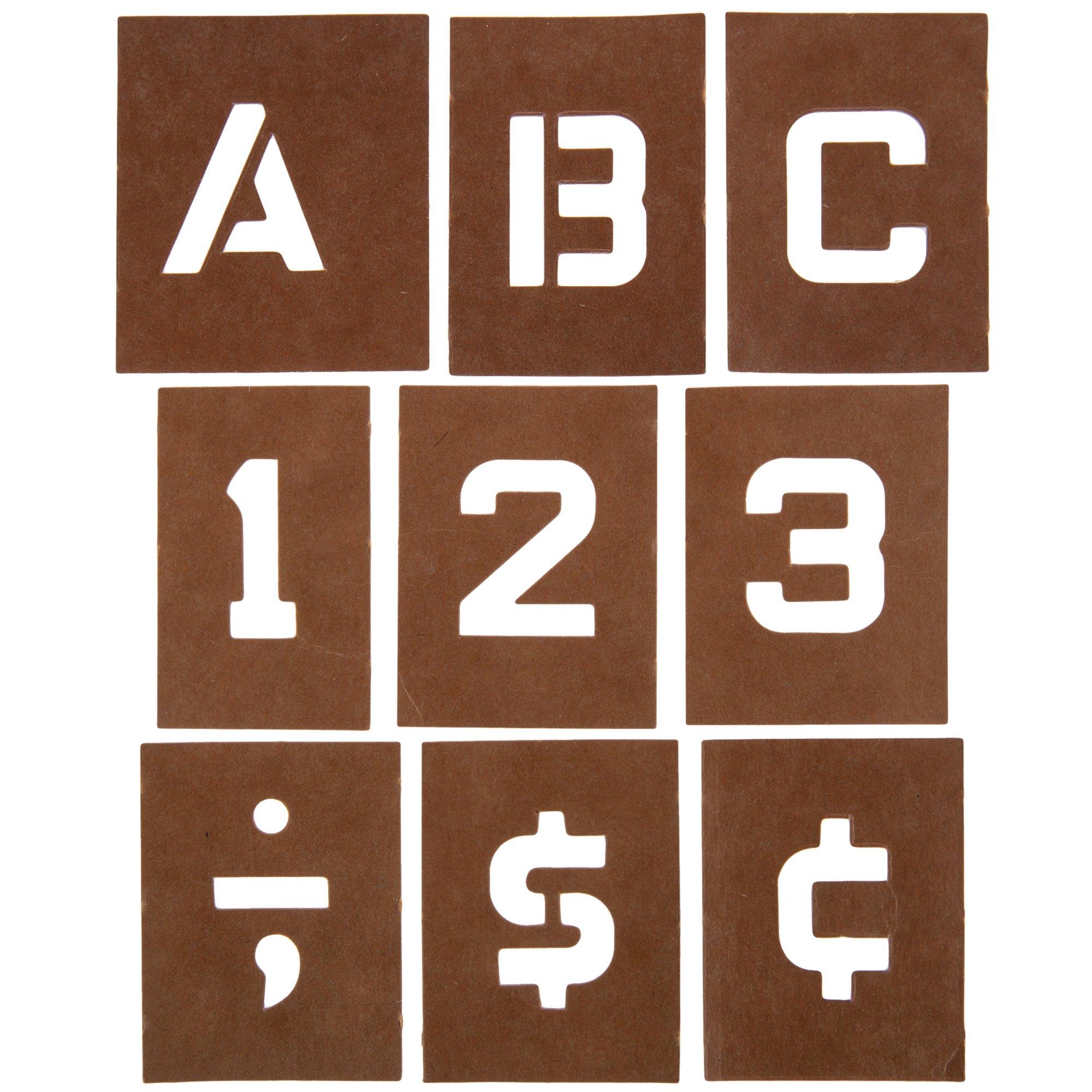 Laminated Letter & Number Stencils | Hobby Lobby | 49742
