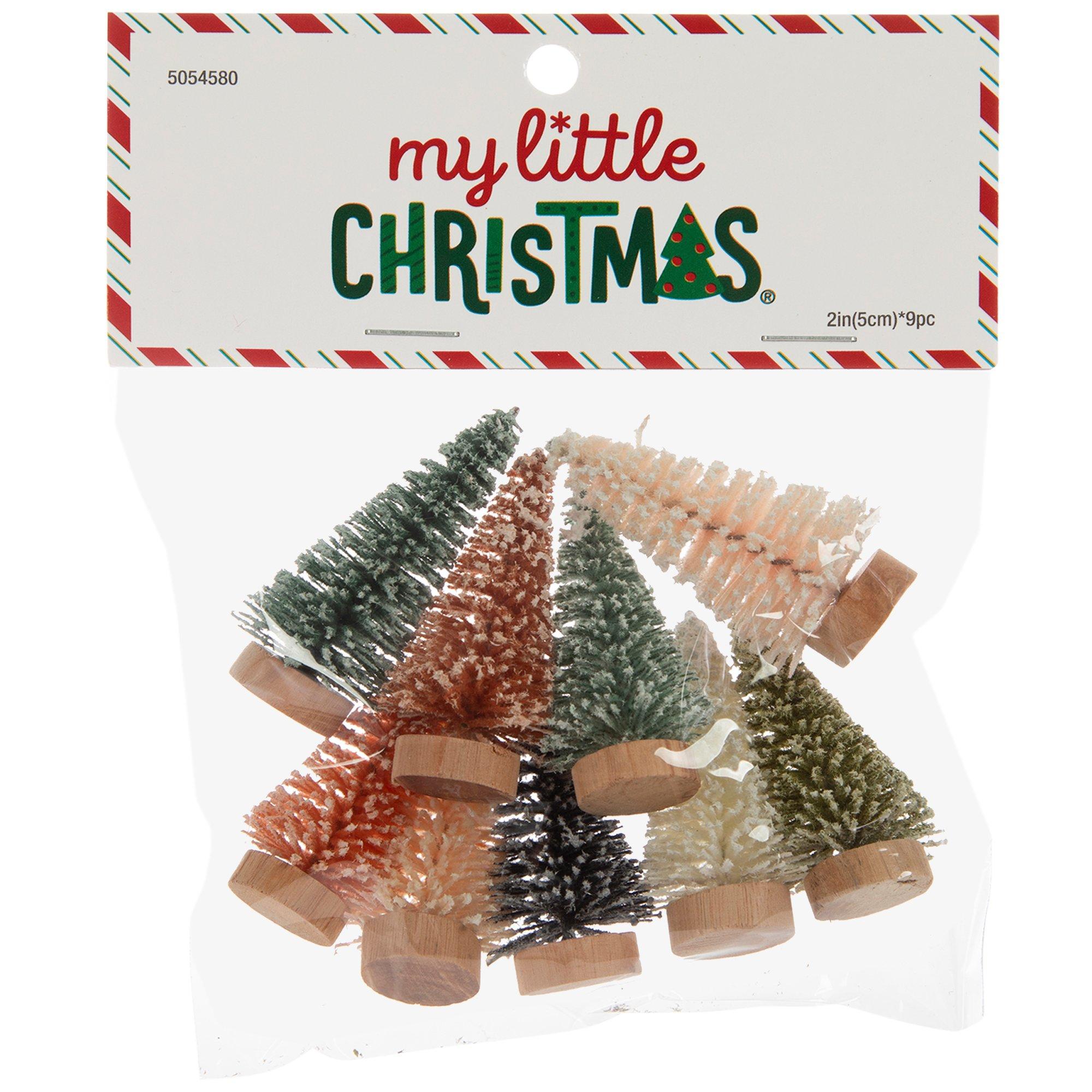 Mini Flocked Bottle Brush Trees | Hobby Lobby | 5054580