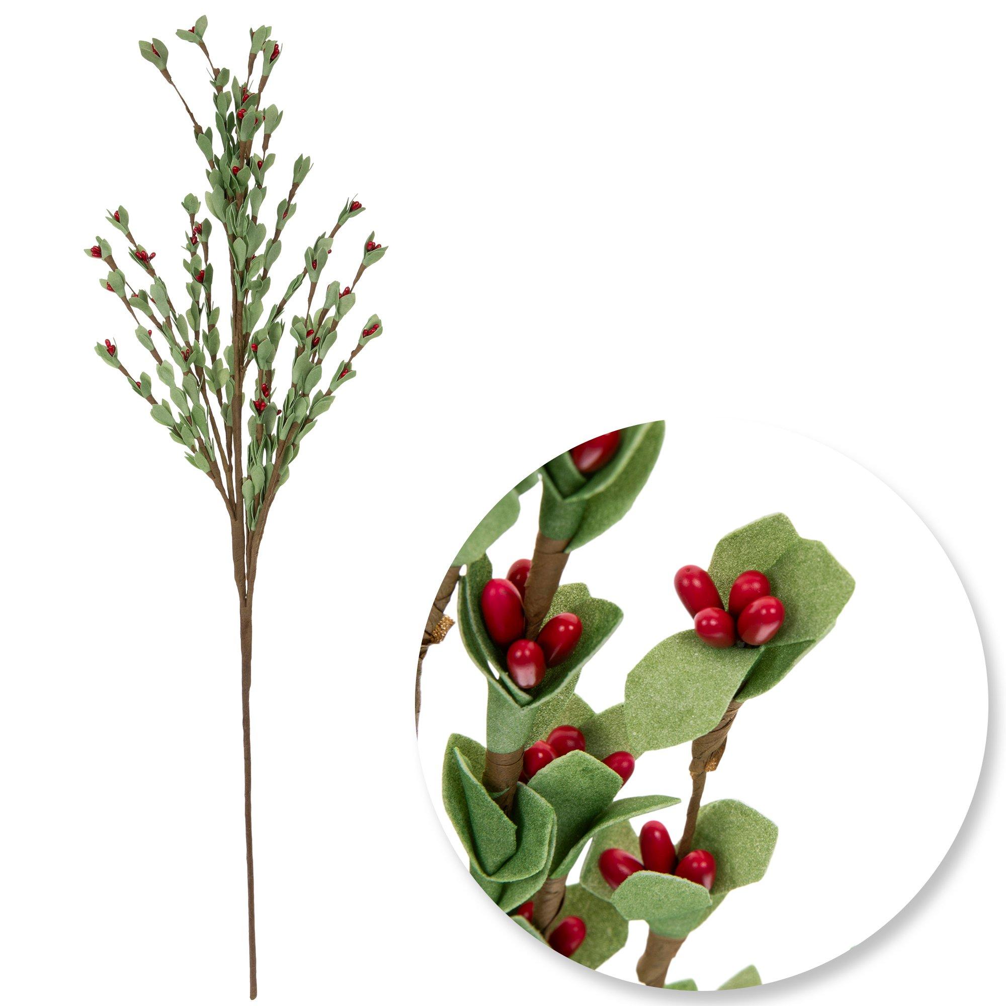 Green Leaves & Berries Stem | Hobby Lobby | 5075247