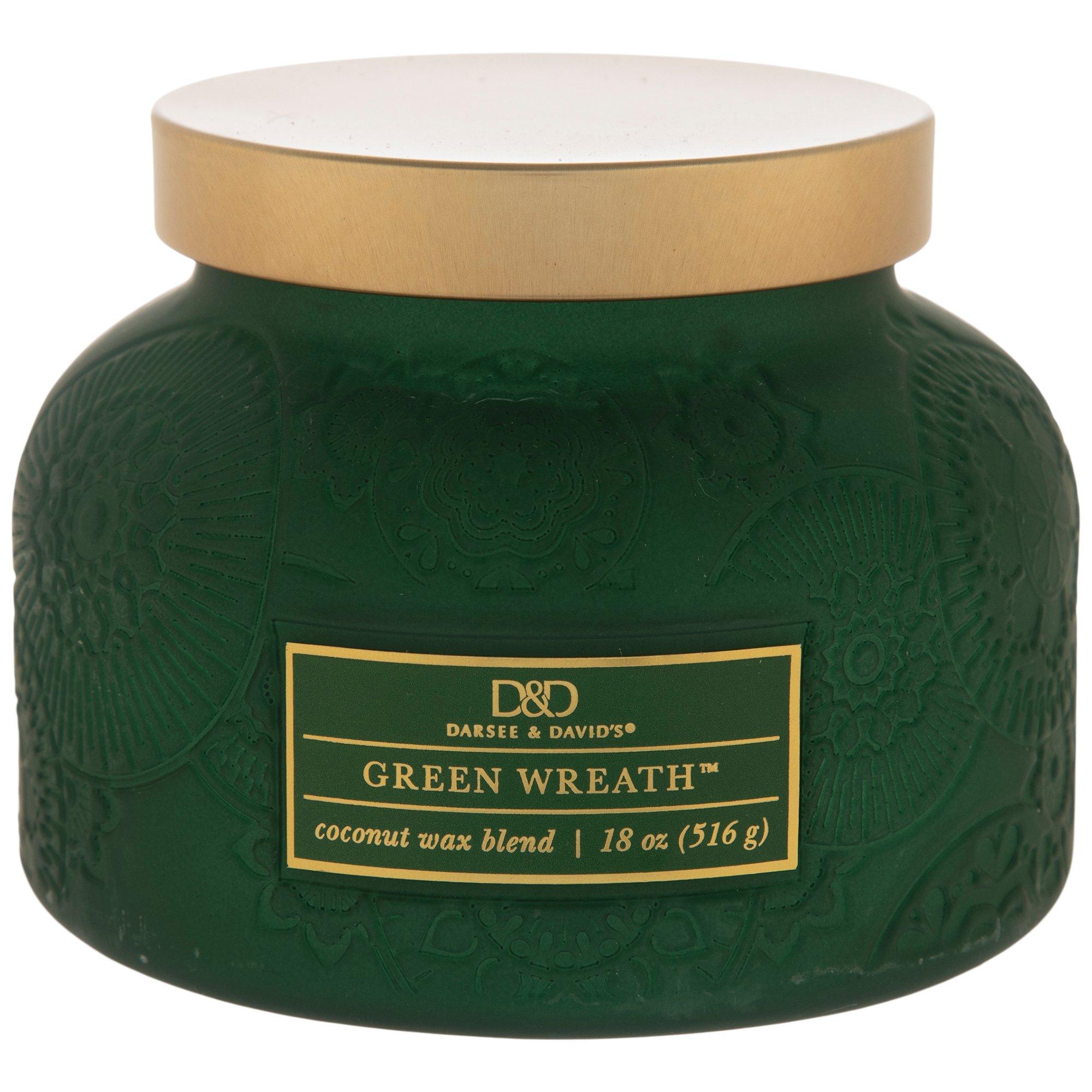 Green Wreath Jar Candle | Hobby Lobby | 5093208