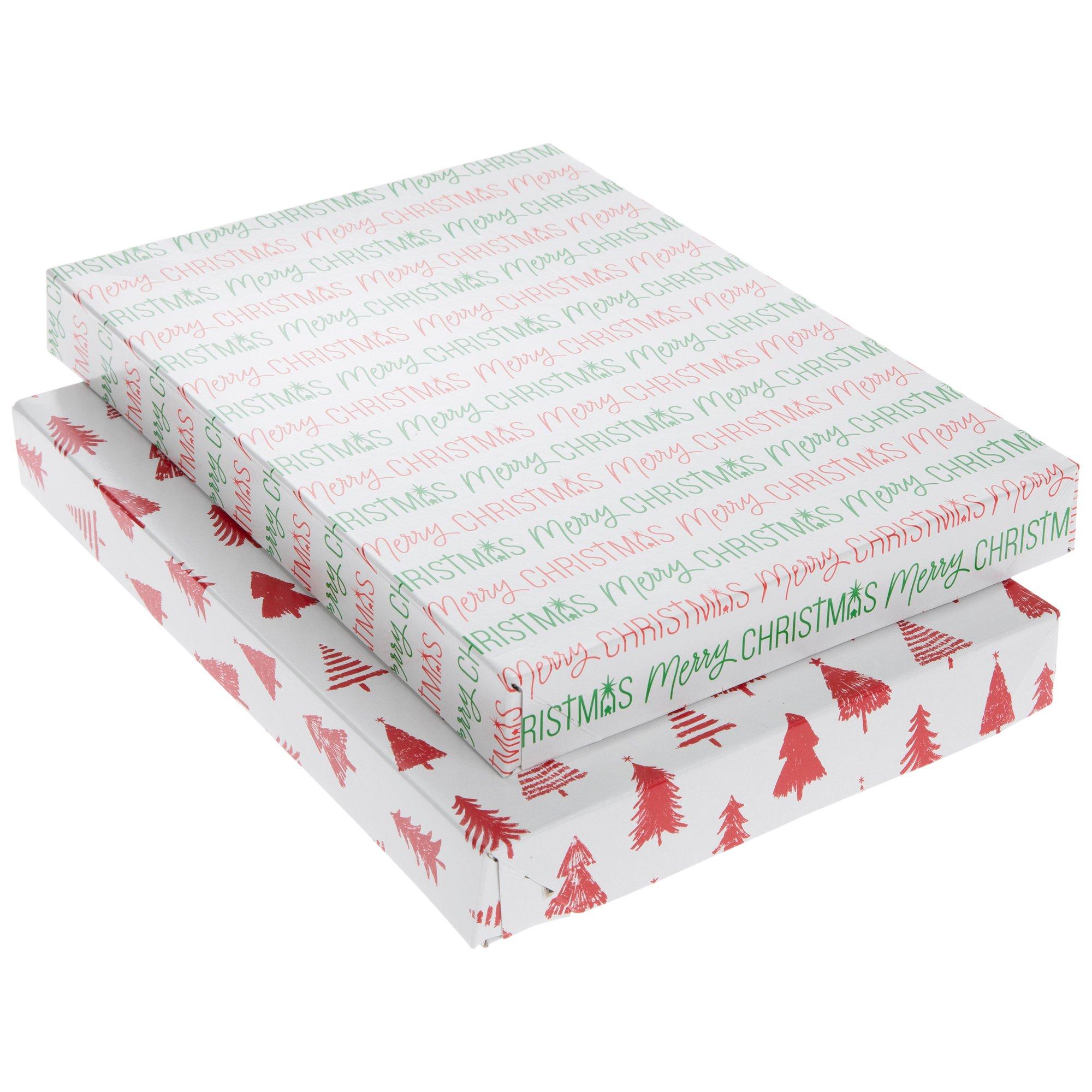 Merry Christmas & Trees Gift Boxes | Hobby Lobby | 5120530