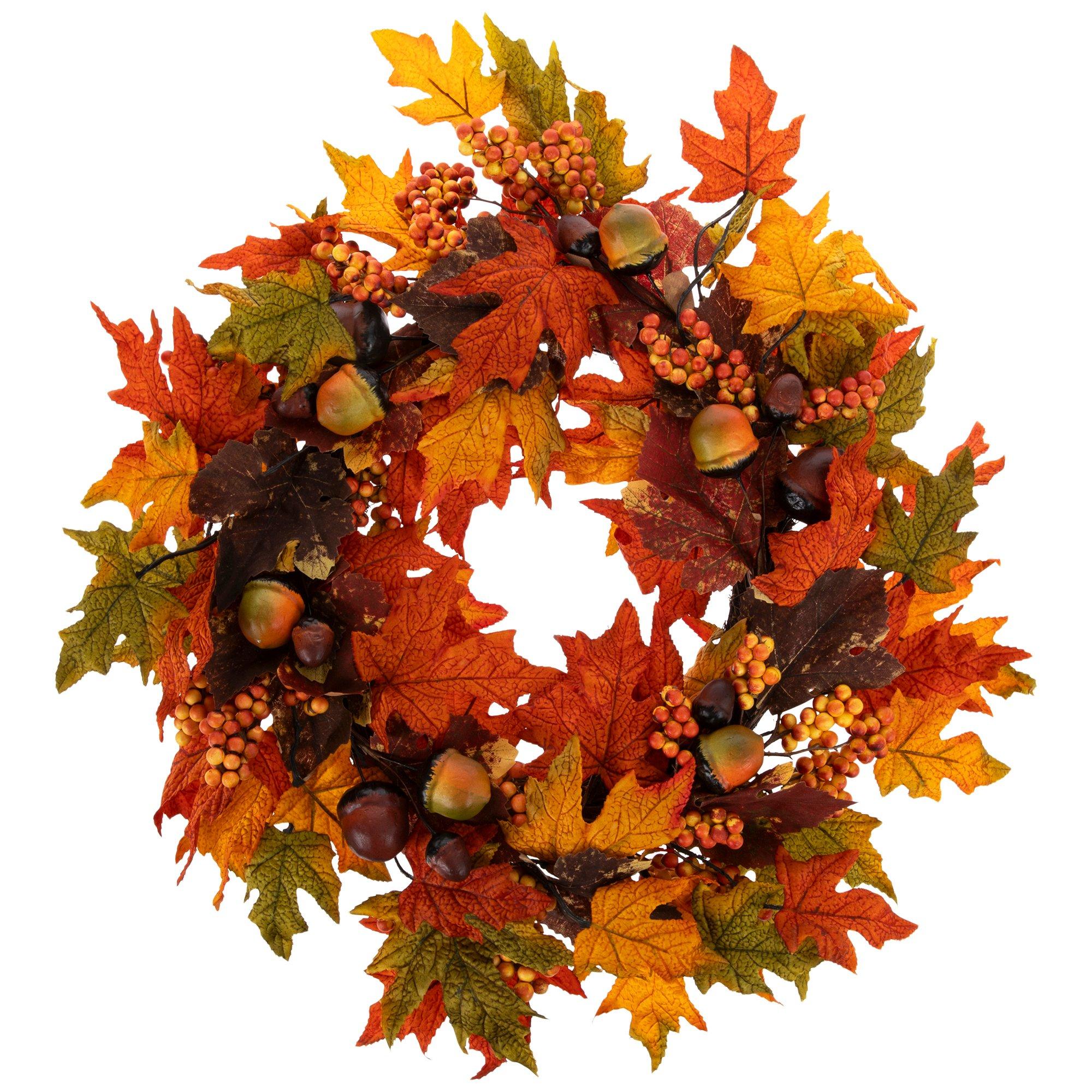Maple Leaves & Acorns Wreath | Hobby Lobby | 5138391