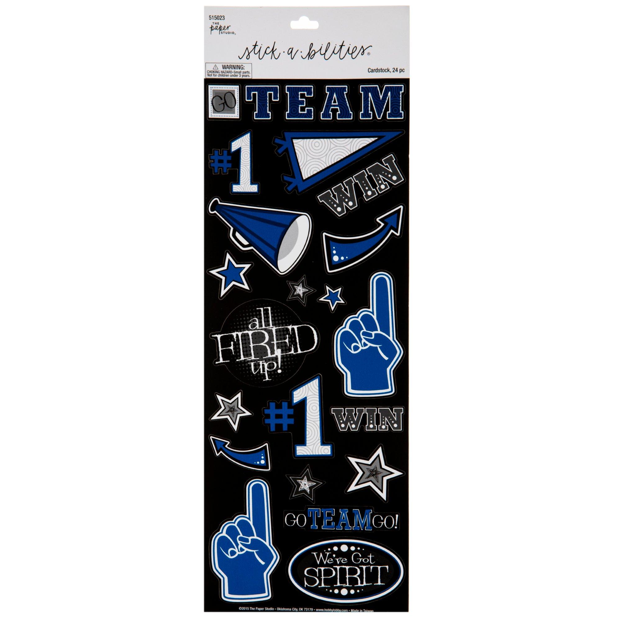 Team Spirit Stickers | Hobby Lobby | 515023