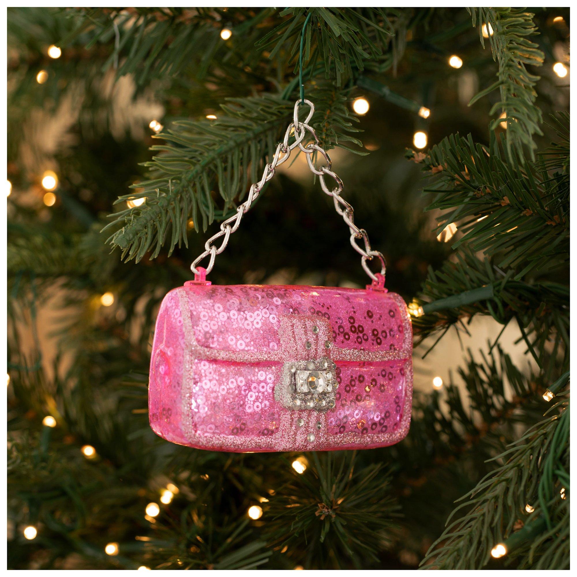 Pink Sequin Handbag Ornament | Hobby Lobby | 5159462